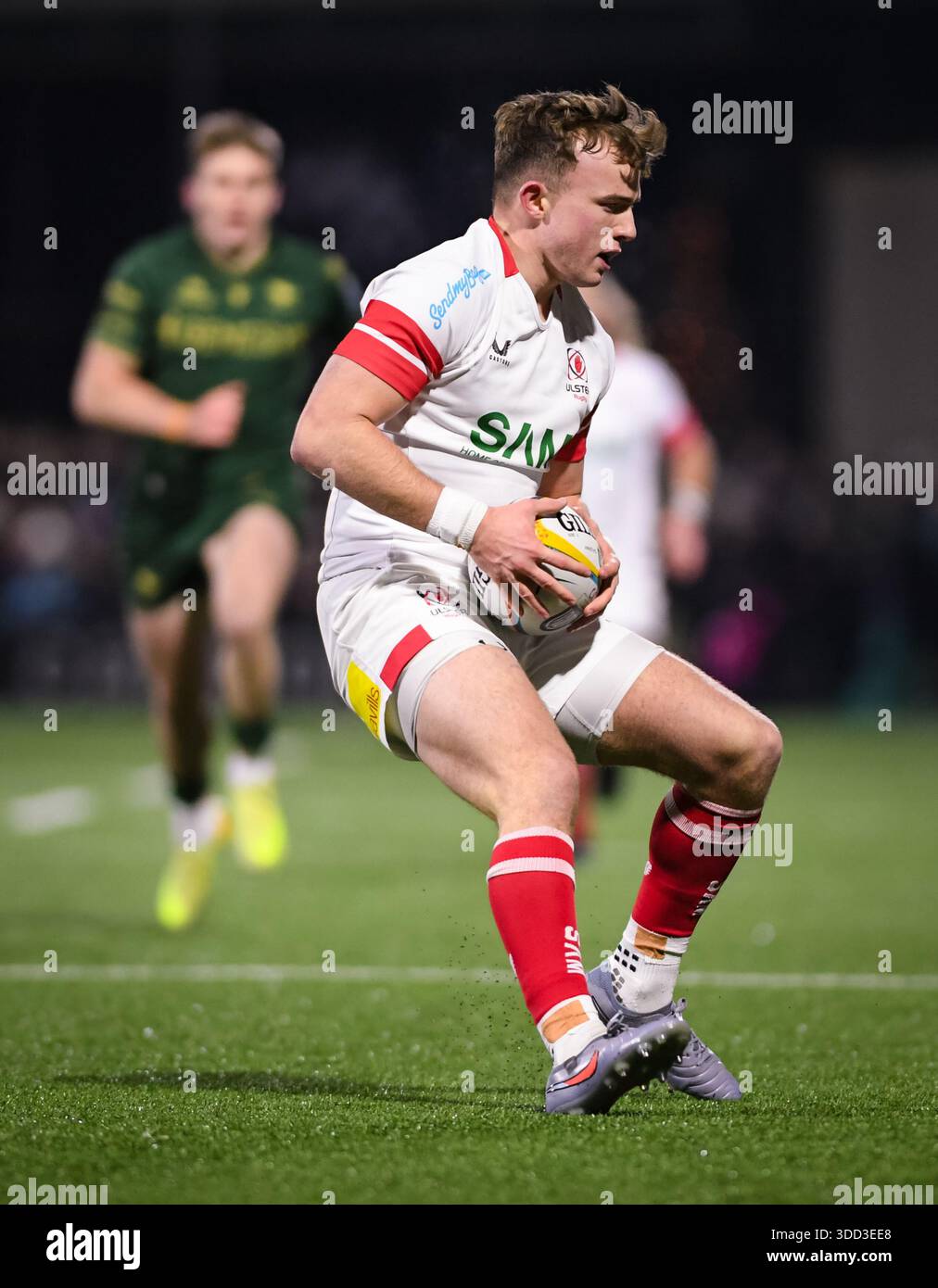 Galway, Ireland. 27th December, 2025. Ulster's Jack Murphy in action ...