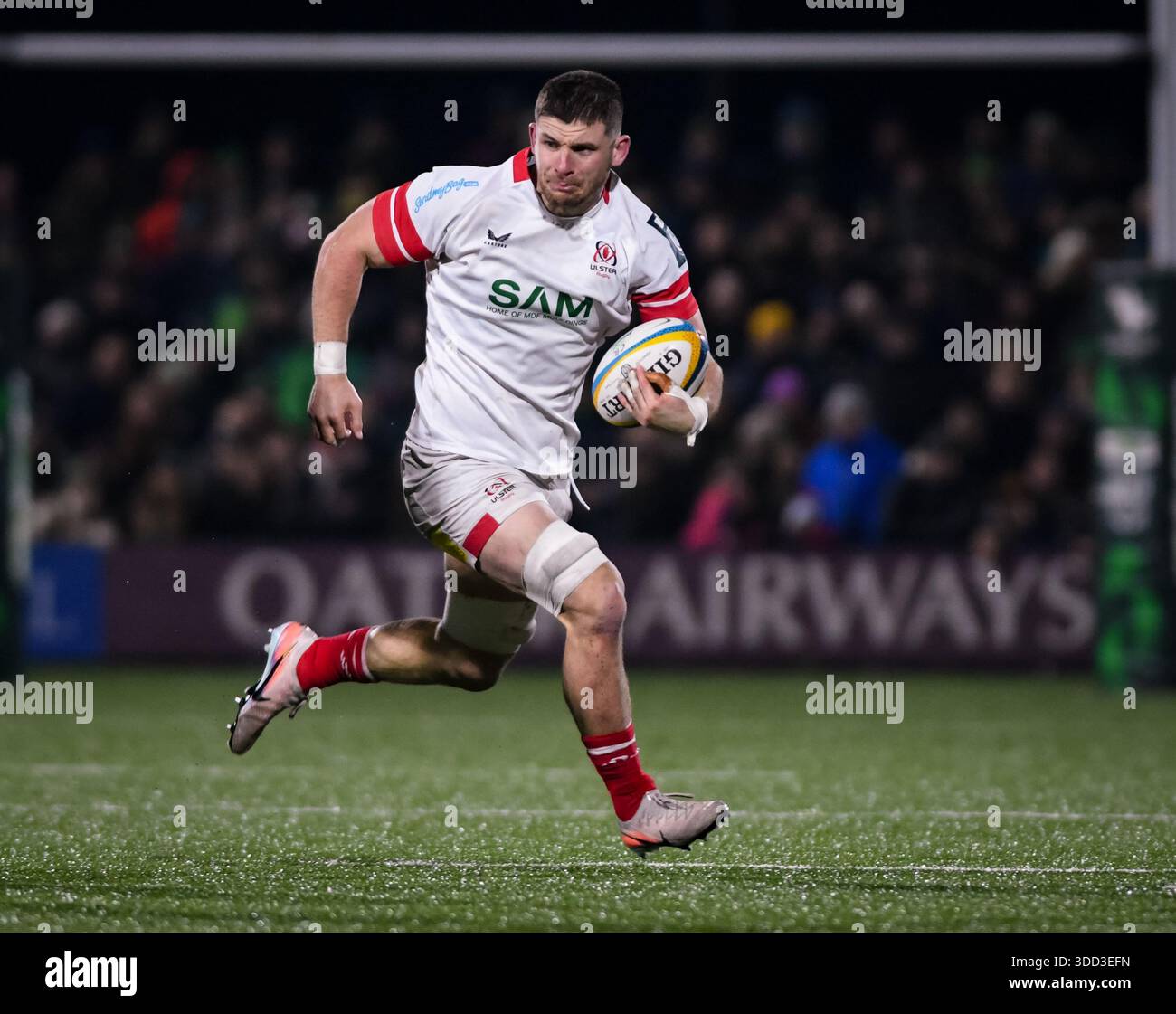 Galway, Ireland. 27th December, 2025. Ulster's Nick Timoney (C) in ...