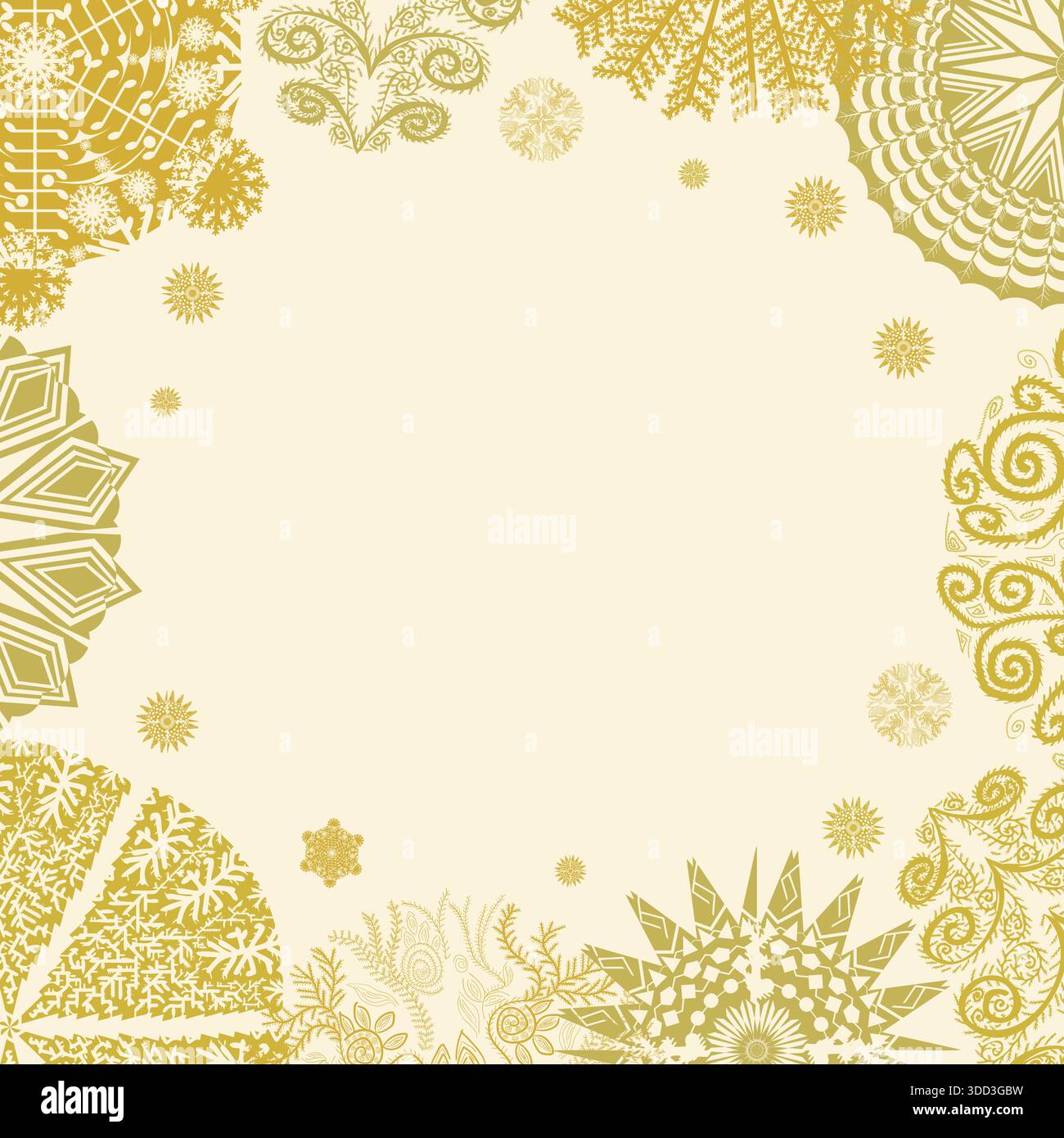 Square frame christmas new Stock Vector Images - Alamy