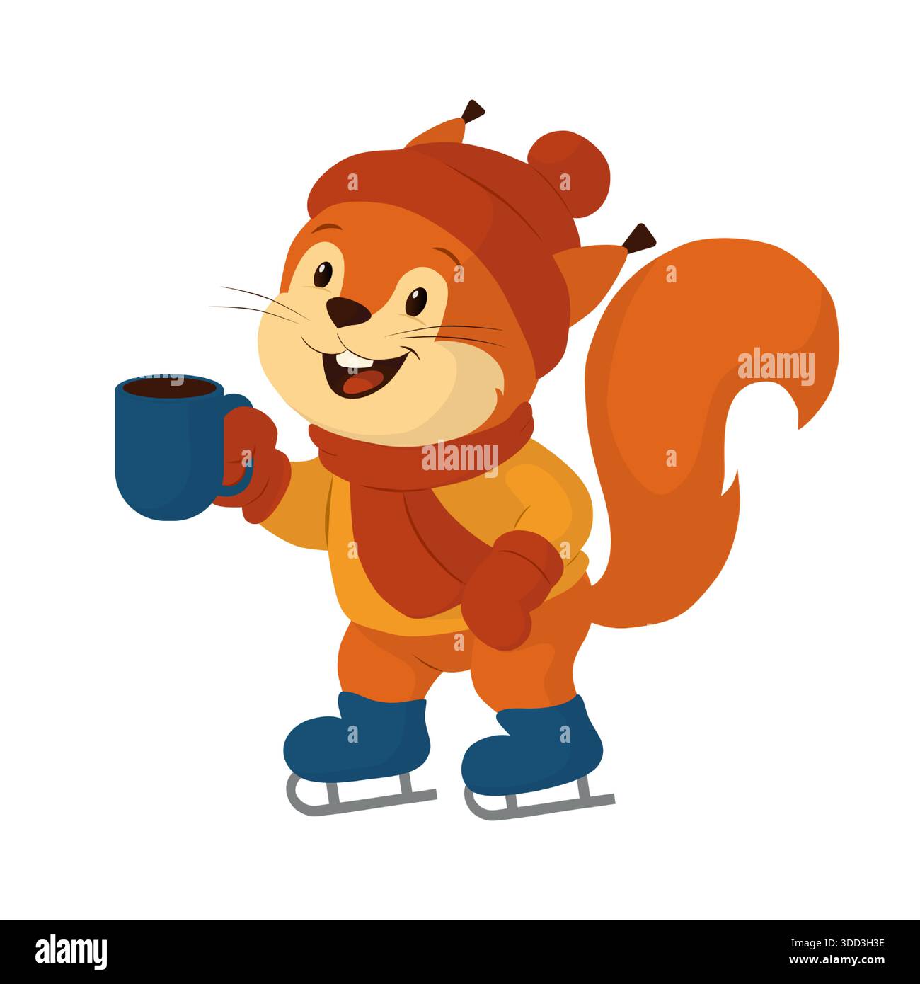 Cozy character in scarf hi-res stock photography and images - Alamy