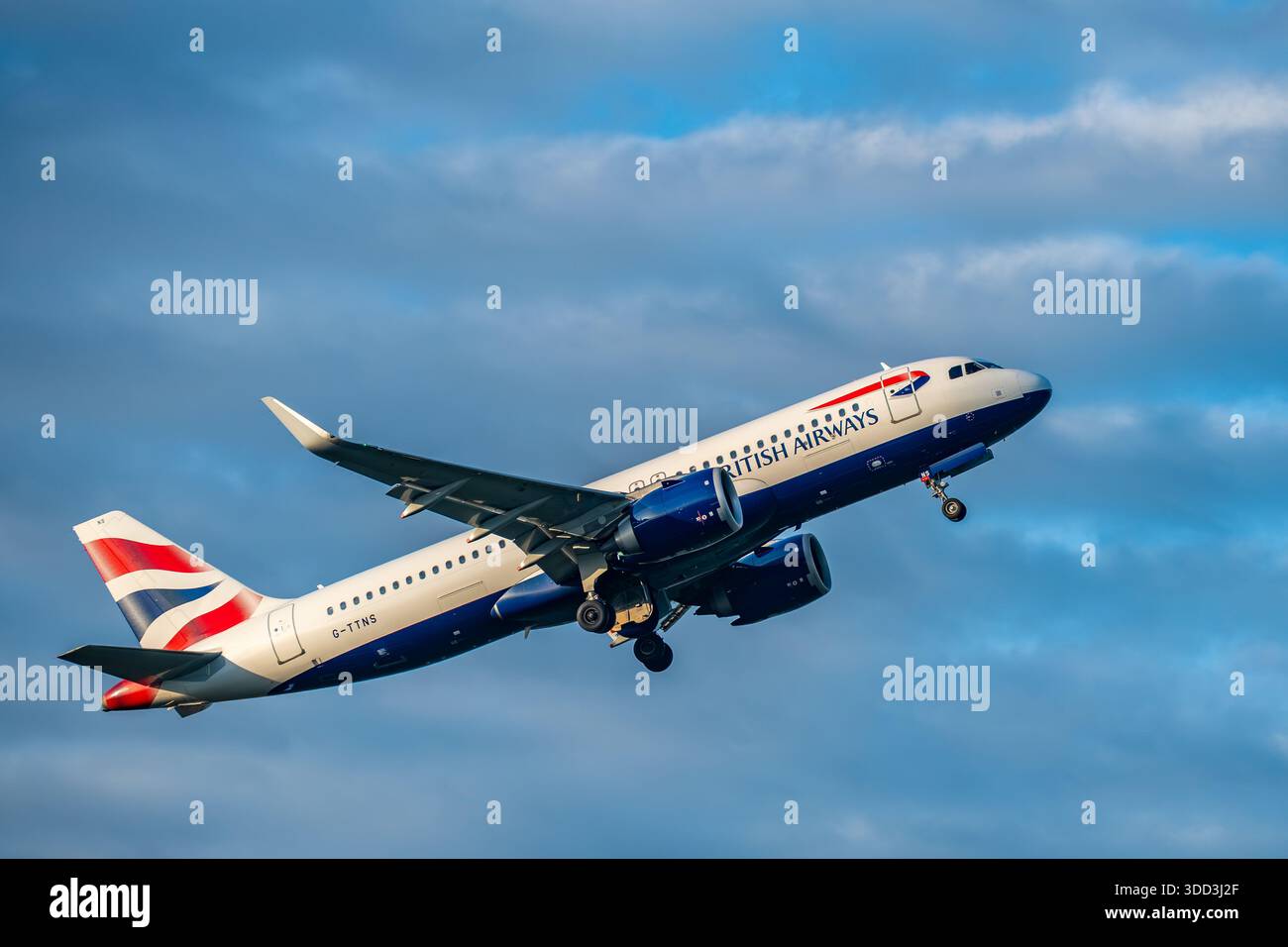 Brussels, Belgium - Dec 21, 2025: British Airways Airbus A320 passenger ...