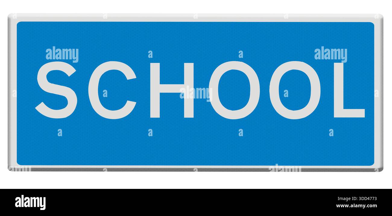 Digital composite. Road sign School roadsign, language, learning ...