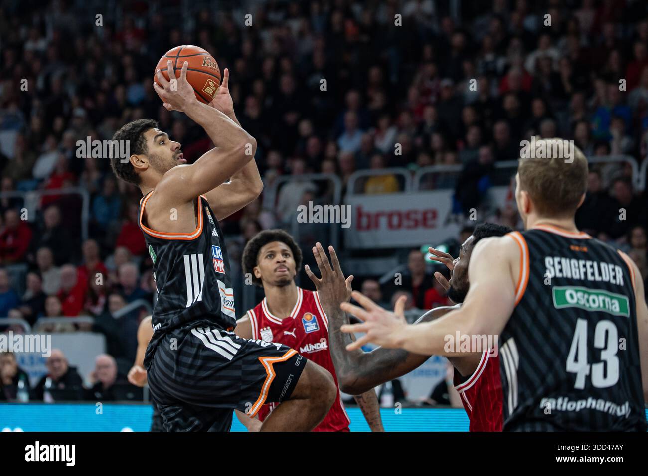 27 December 2025, Bavaria, Bamberg: Basketball, Bundesliga, Season 2025 ...