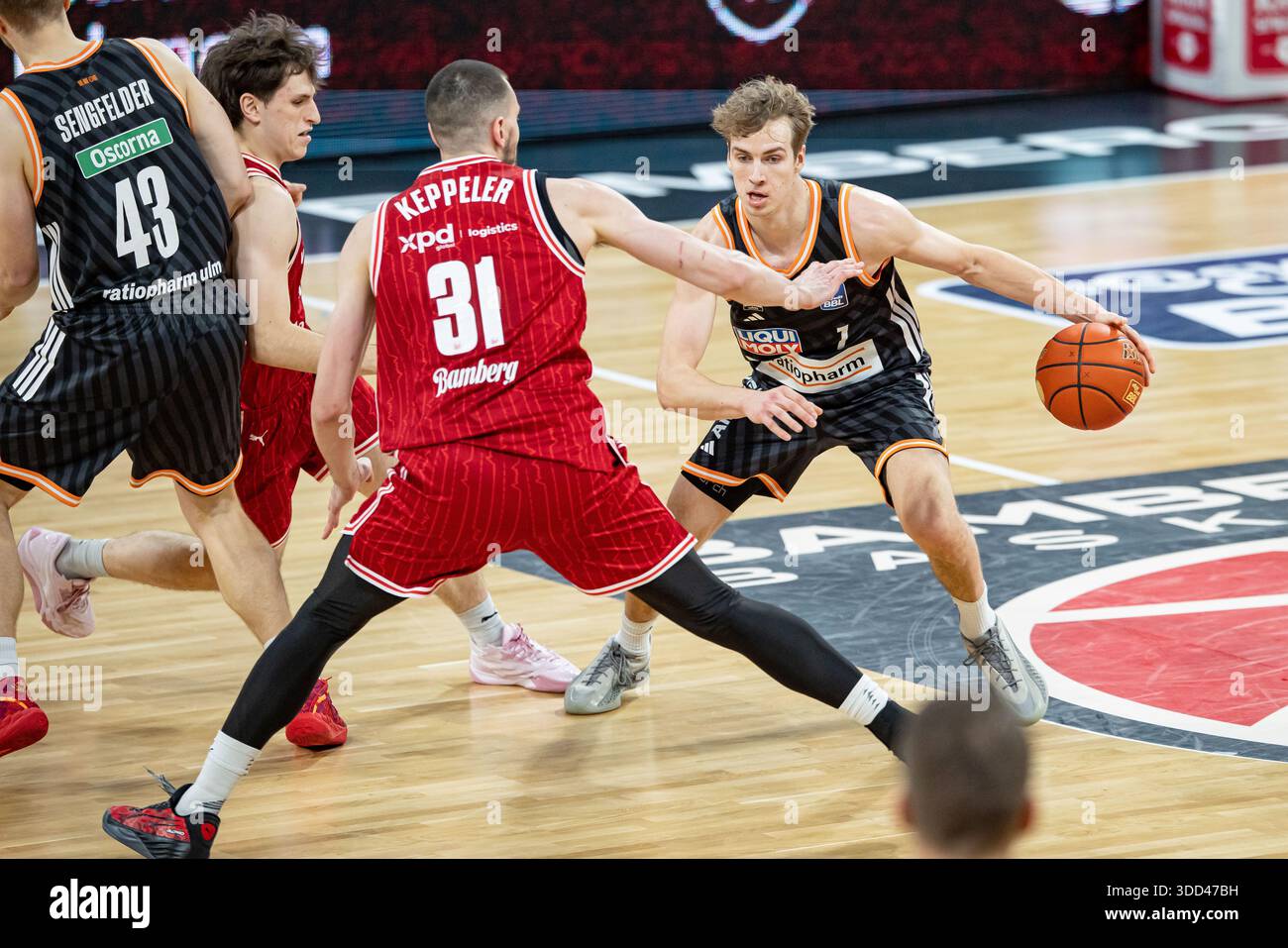 27 December 2025, Bavaria, Bamberg: Basketball, Bundesliga, Season 2025 ...