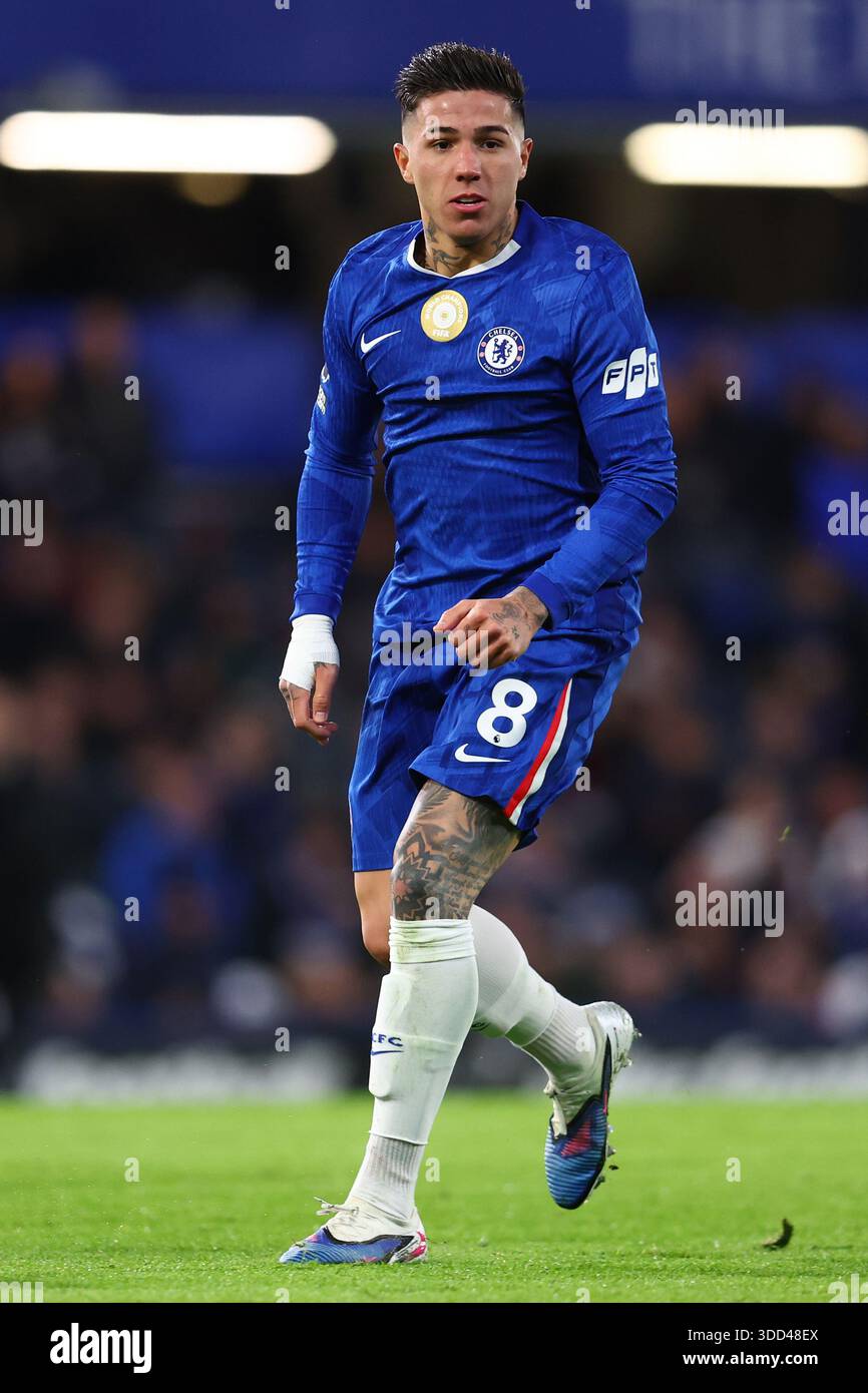 London, UK. 27th Dec, 2025. Enzo Fernandez of Chelsea during the ...