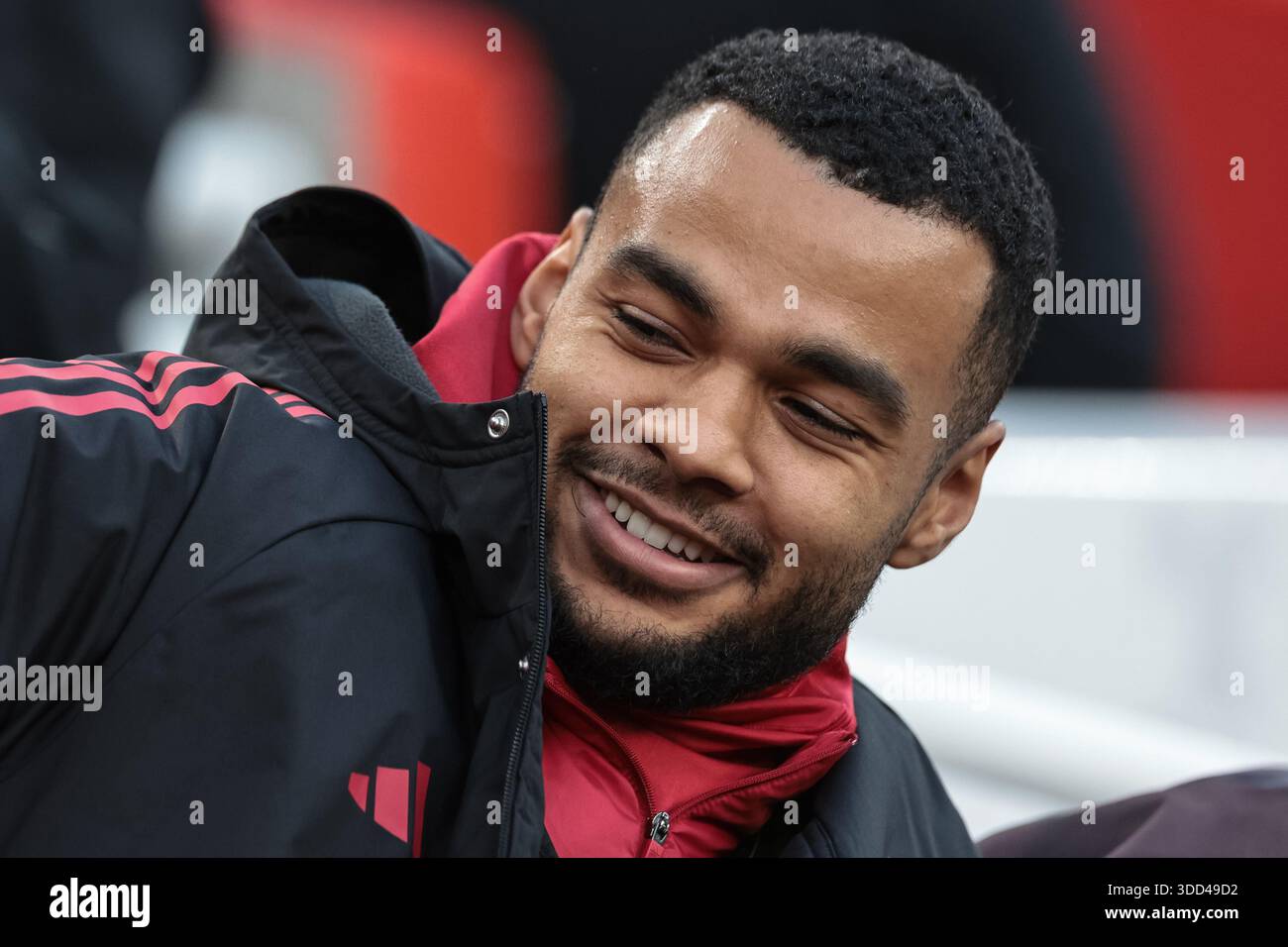 Cody Gakpo of Liverpool on the bench during the Premier League match ...