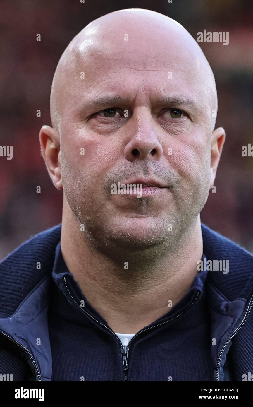 Arne Slot manager of Liverpool during the Premier League match ...