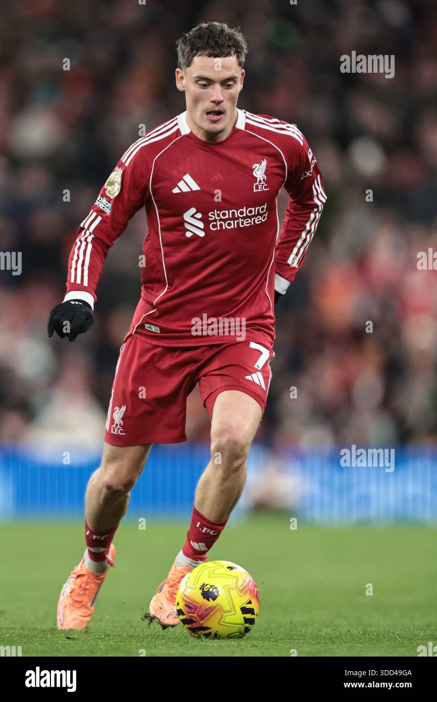Florian Wirtz of Liverpool with the ball during the Premier League ...