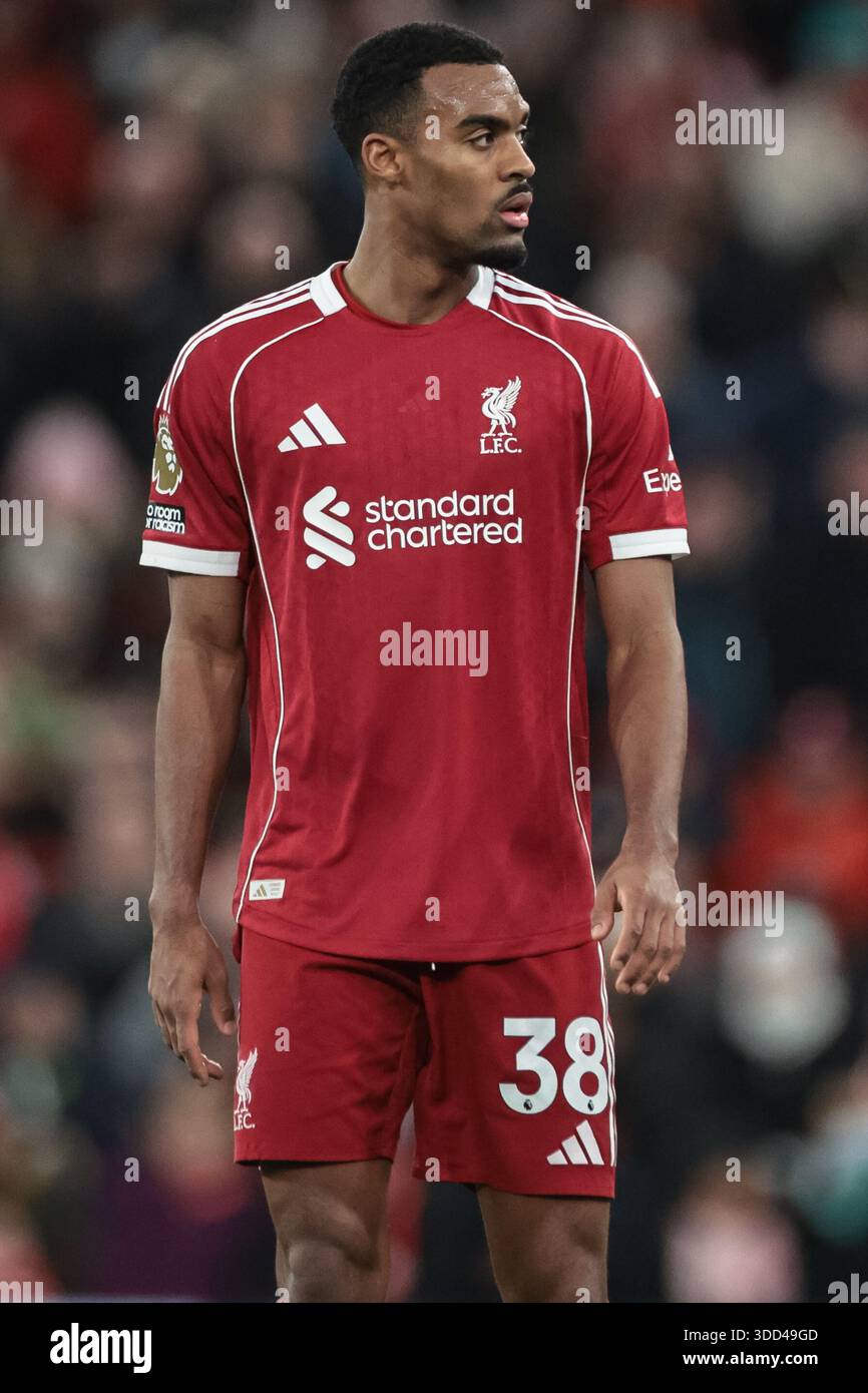 Ryan Gravenberch of Liverpool during the Premier League match Liverpool ...