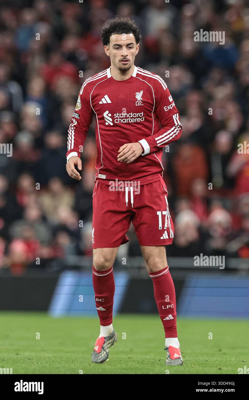 Curtis Jones of Liverpool during the Premier League match Liverpool vs ...
