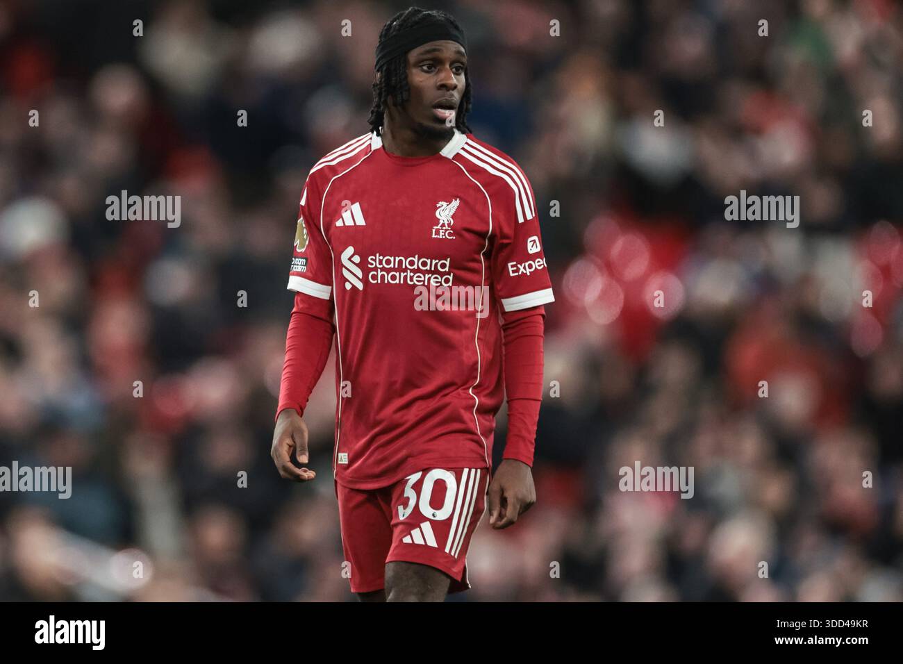 Jeremie Frimpong of Liverpool during the Premier League match Liverpool ...