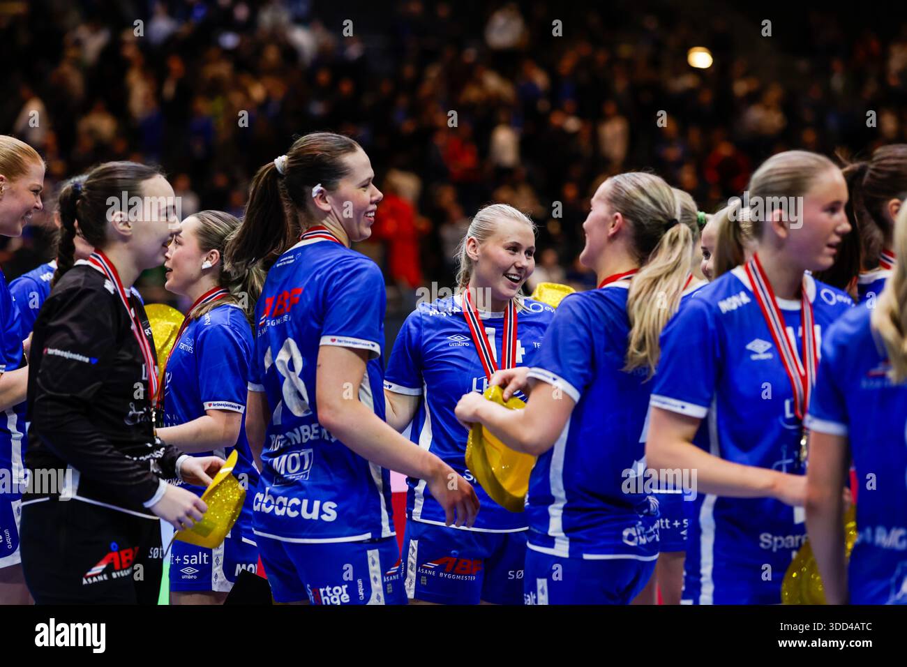 Fornebu 20251228. NM Junior J20 final between Fredrikstad and Tertnes ...