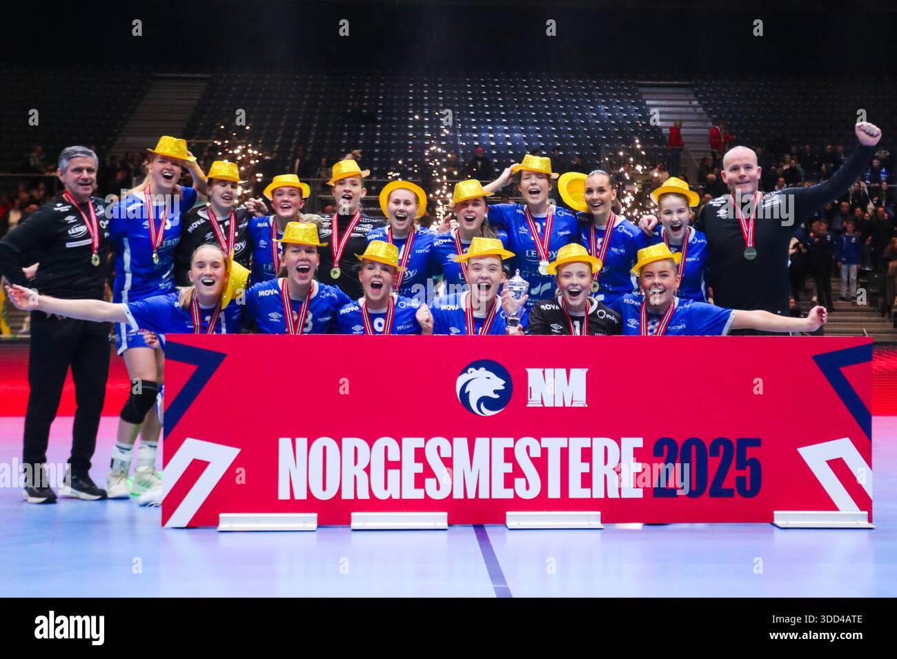 Fornebu 20251228. NM Junior J20 final between Fredrikstad and Tertnes ...