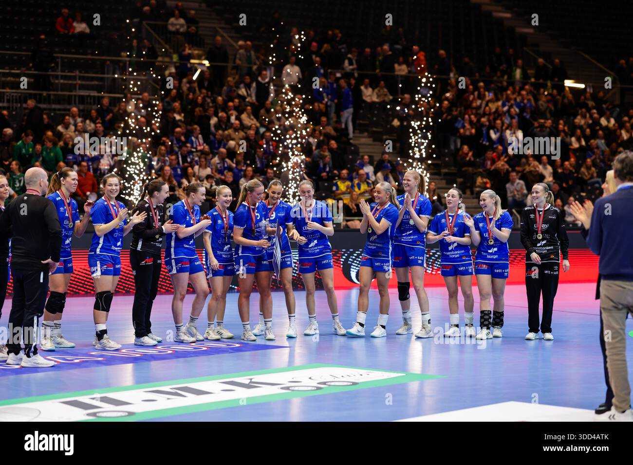 Fornebu 20251228. NM Junior J20 final between Fredrikstad and Tertnes ...