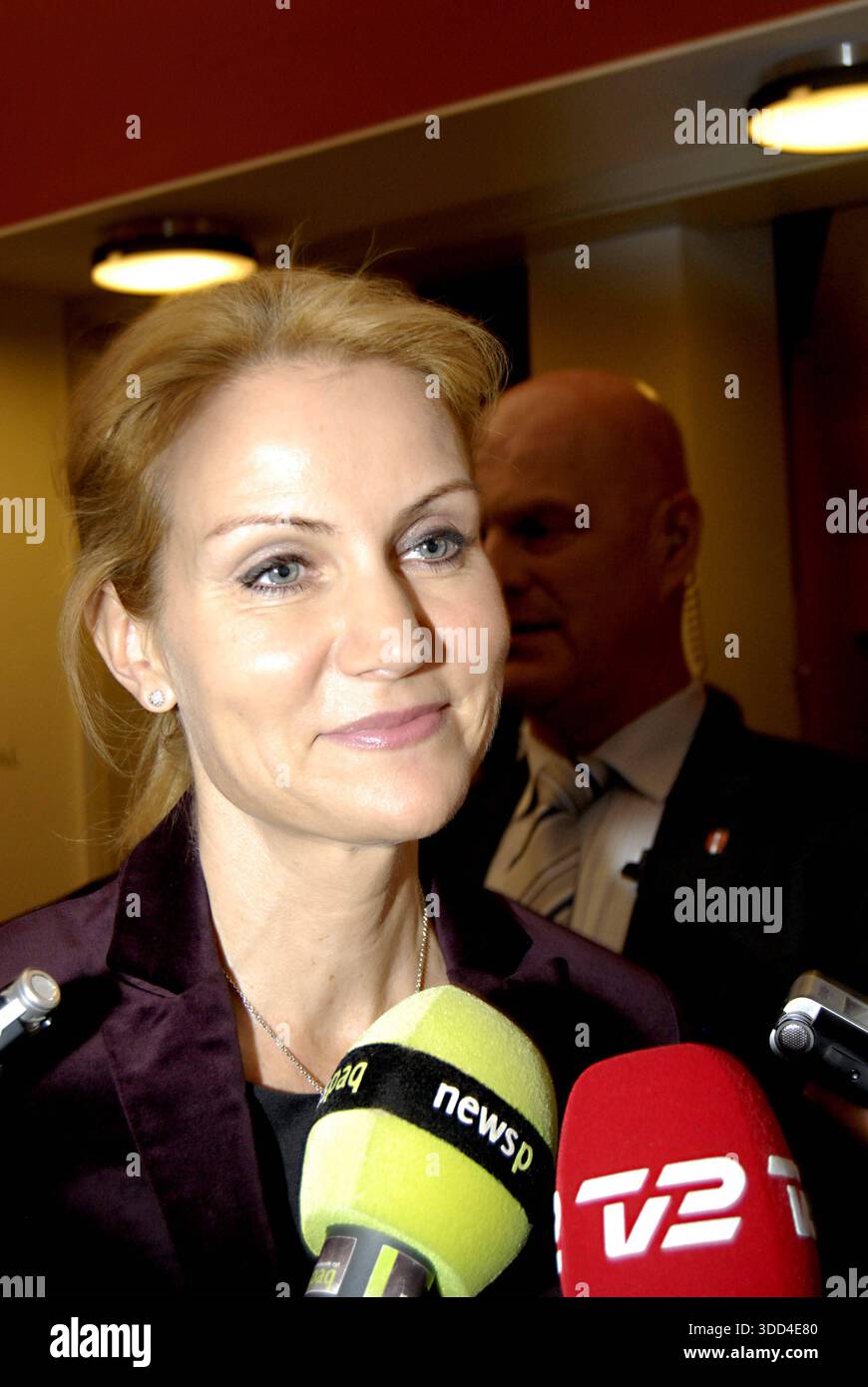 DENMARK / COPENHAGEN MS.Helle Thonring-Schmdit leader social democrat ...