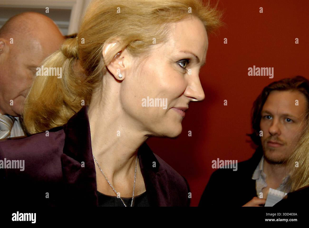 DENMARK / COPENHAGEN MS.Helle Thonring-Schmdit leader social democrat ...