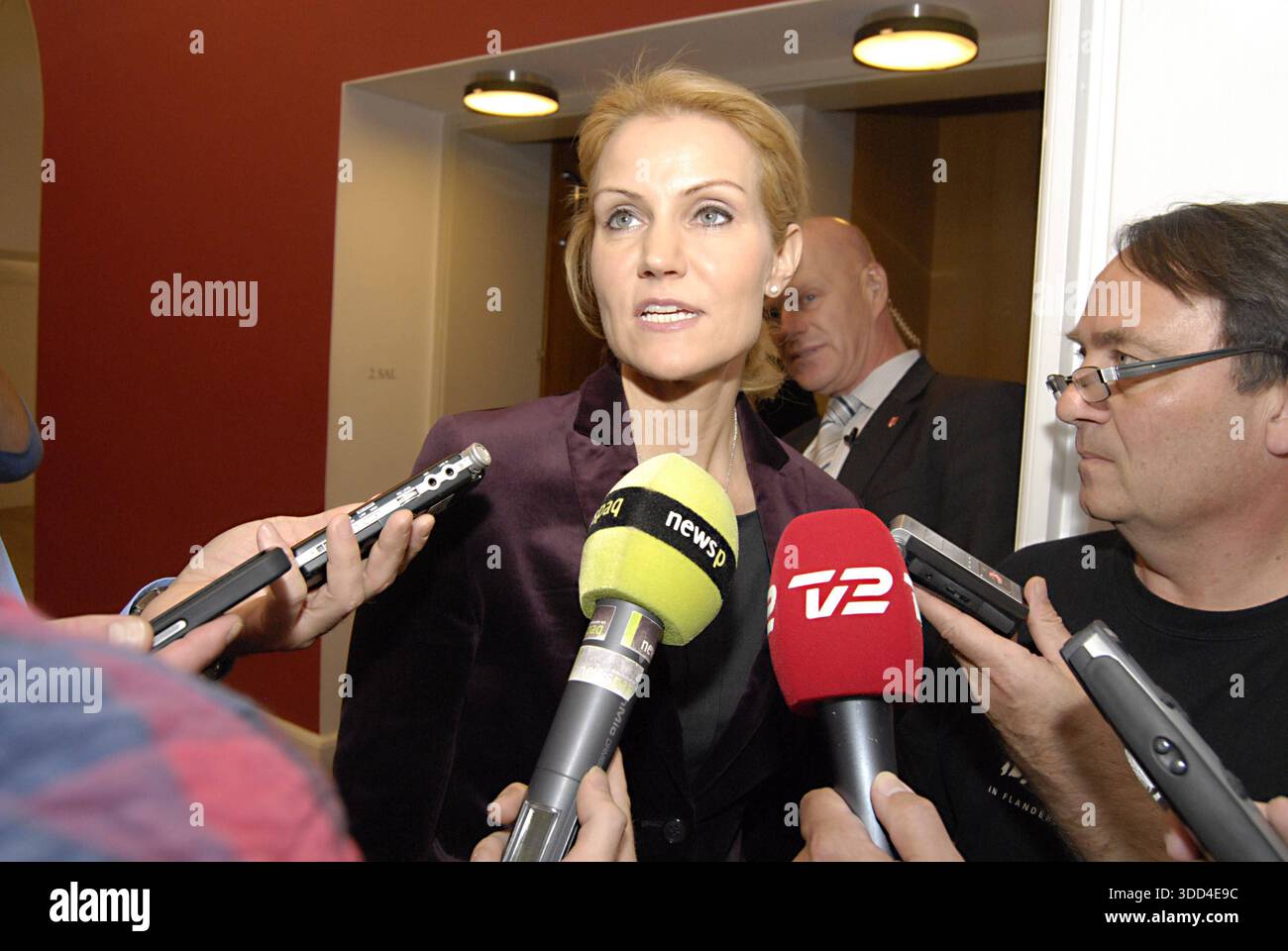 DENMARK / COPENHAGEN MS.Helle Thonring-Schmdit leader social democrat ...