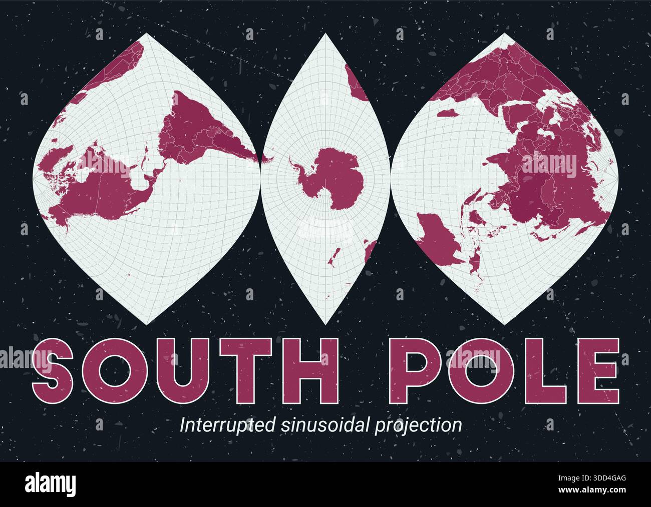 Discovery south pole Stock Vector Images - Alamy