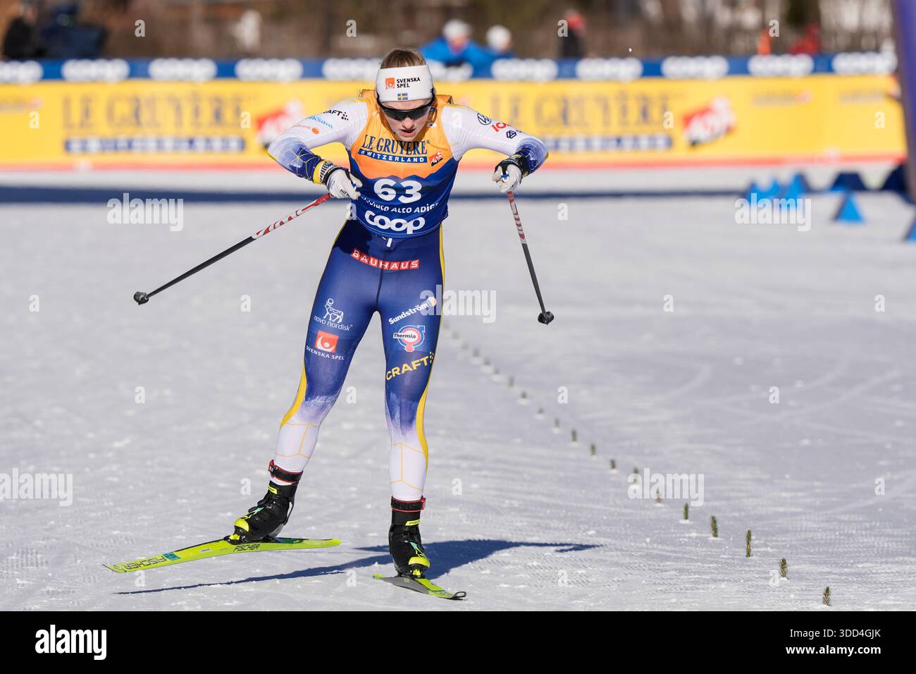 Oslo 20251228. Sweden's Lisa Eriksson during the sprint prologue in ...
