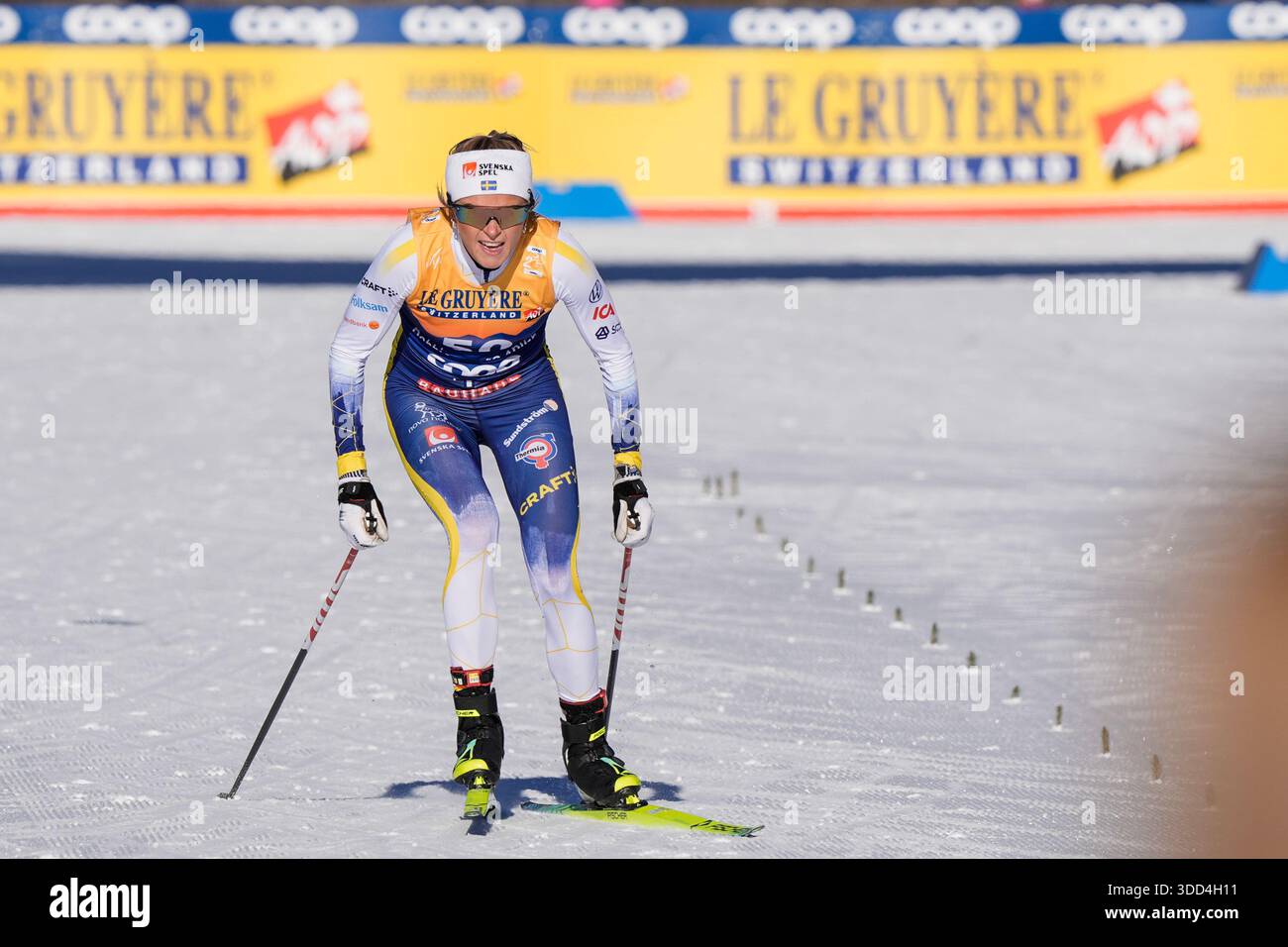 Oslo 20251228. Sweden's Frida Karlsson during the sprint prologue in ...