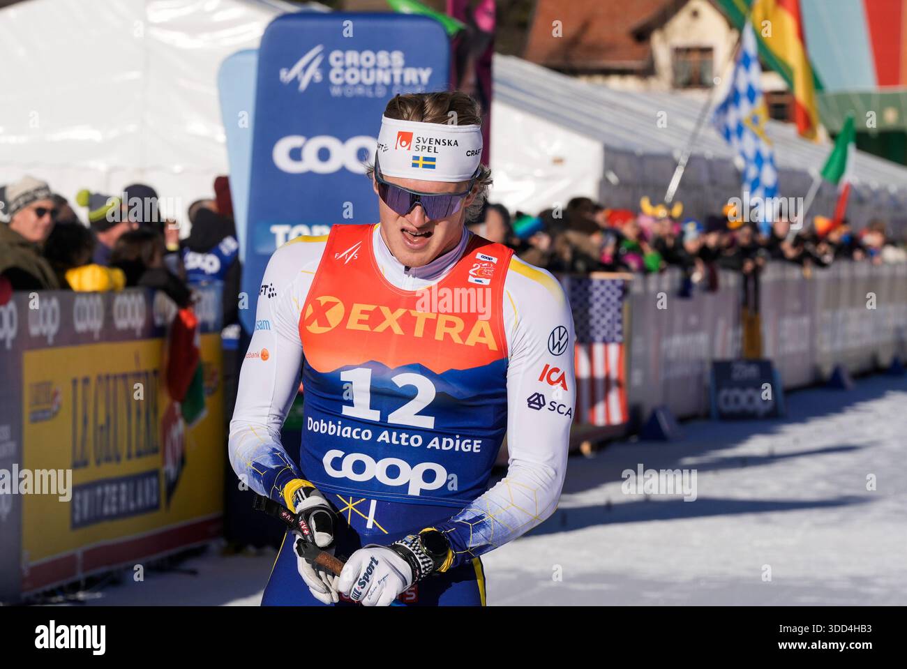 Oslo 20251228. Sweden's Edvin Anger during the sprint prologue in ...