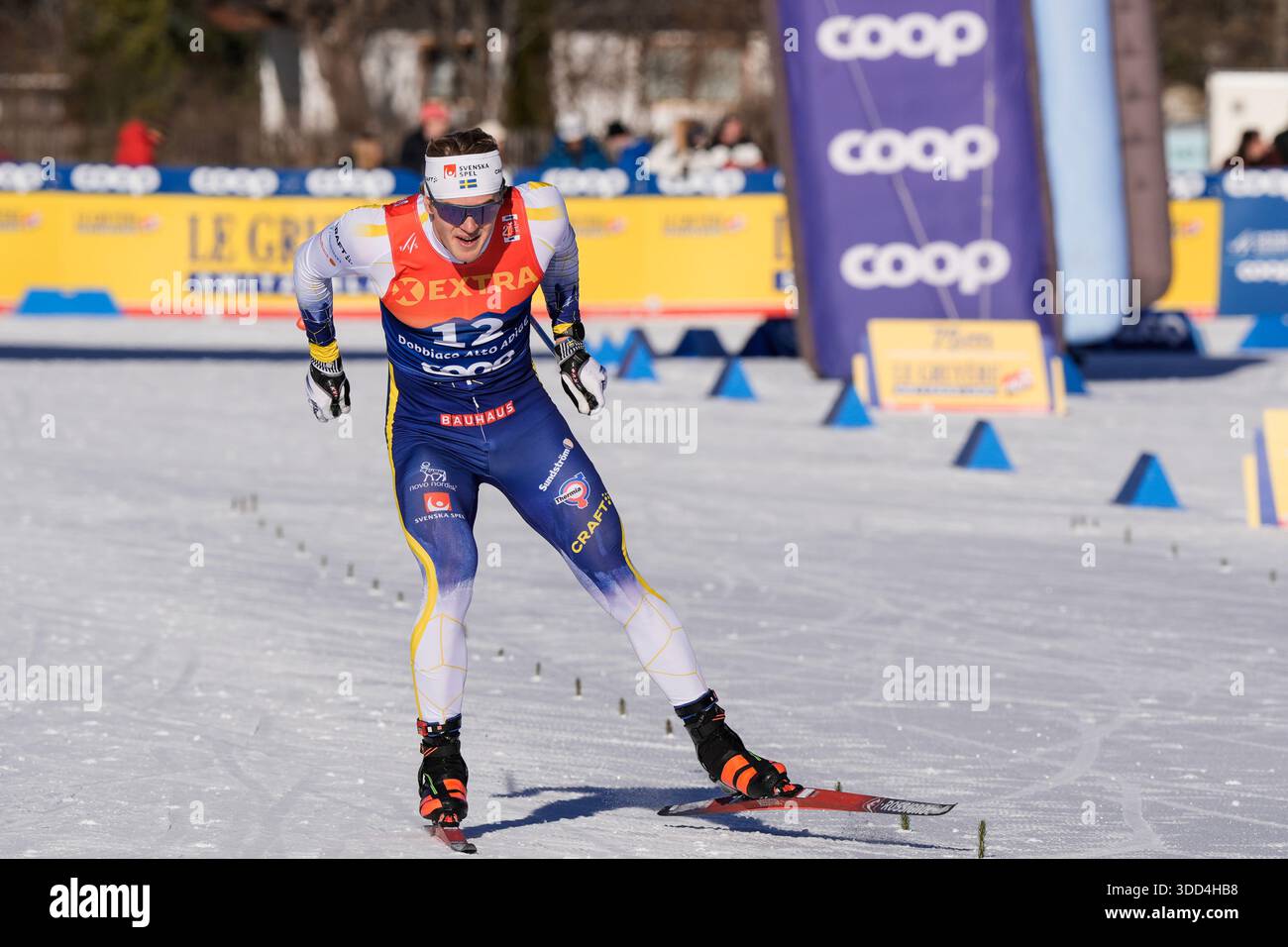 Oslo 20251228. Sweden's Edvin Anger during the sprint prologue in ...