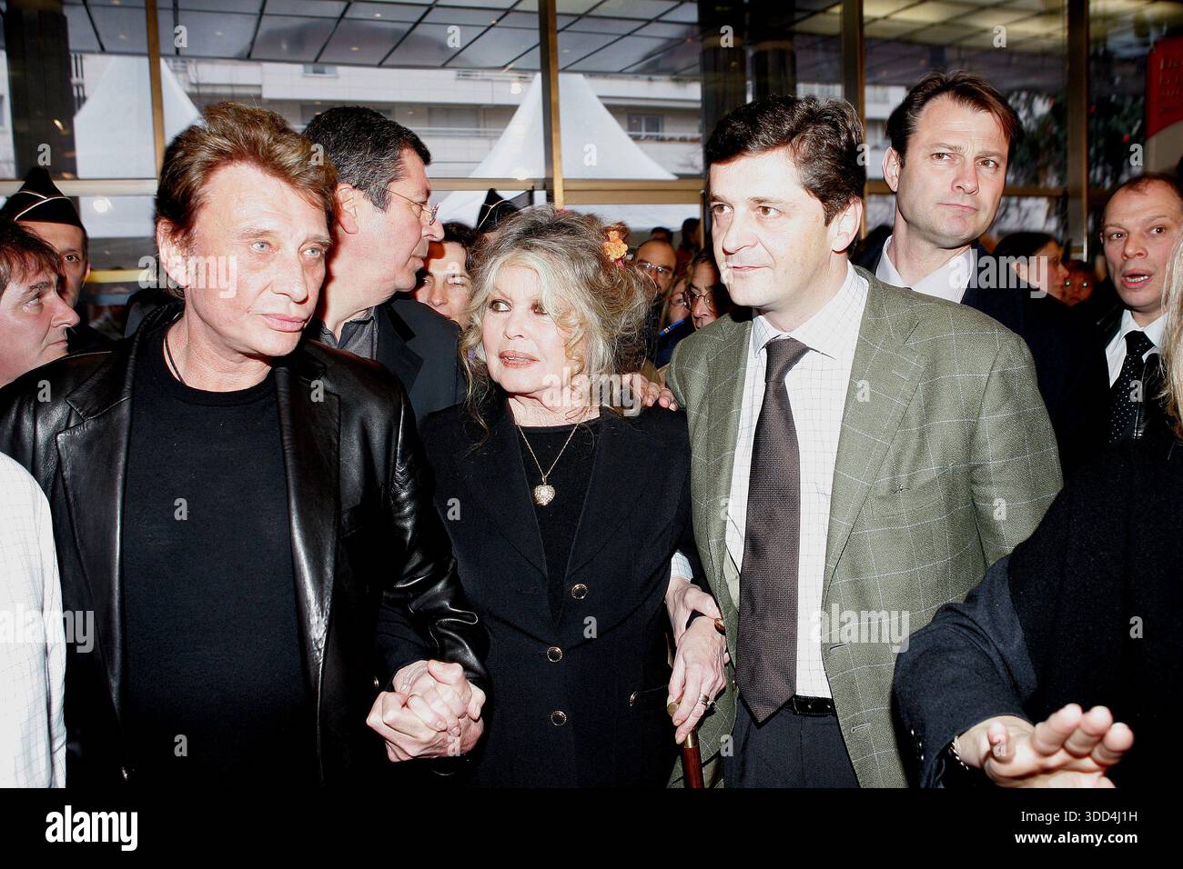 Legendary French actress Brigitte Bardot and French singer Johnny ...