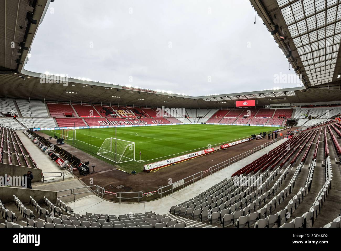 A general view of Stadium Of Light ahead of the Premier League match ...