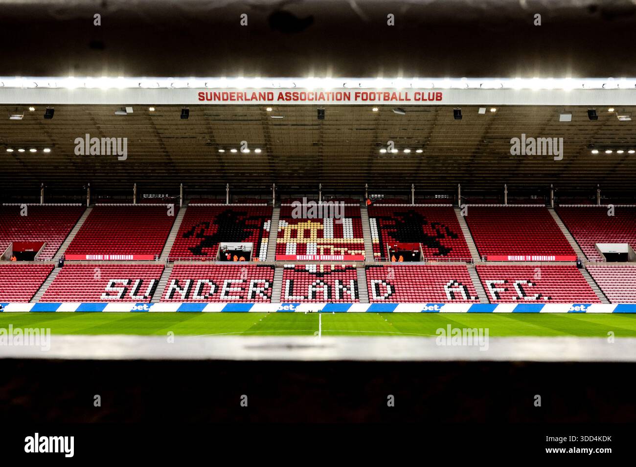 A general view of Stadium Of Light ahead of the Premier League match ...