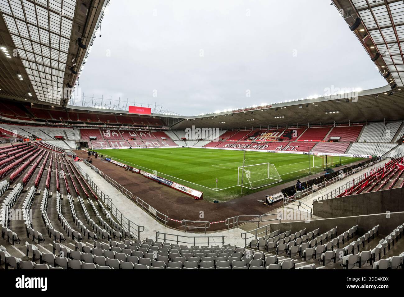 A general view of Stadium Of Light ahead of the Premier League match ...