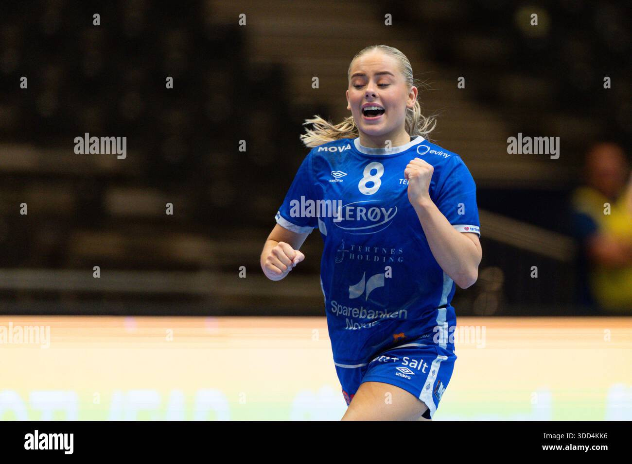 Stella Waagan Kruse (8 Terntes) celebrates after scoring during the ...