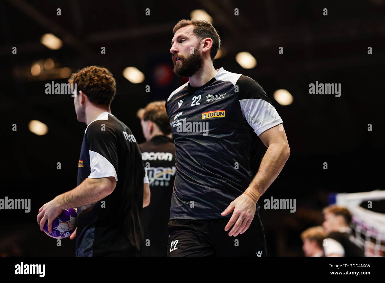 Fornebu 20251228. Runar Elites player Tobias Michael Rivesjö before the ...