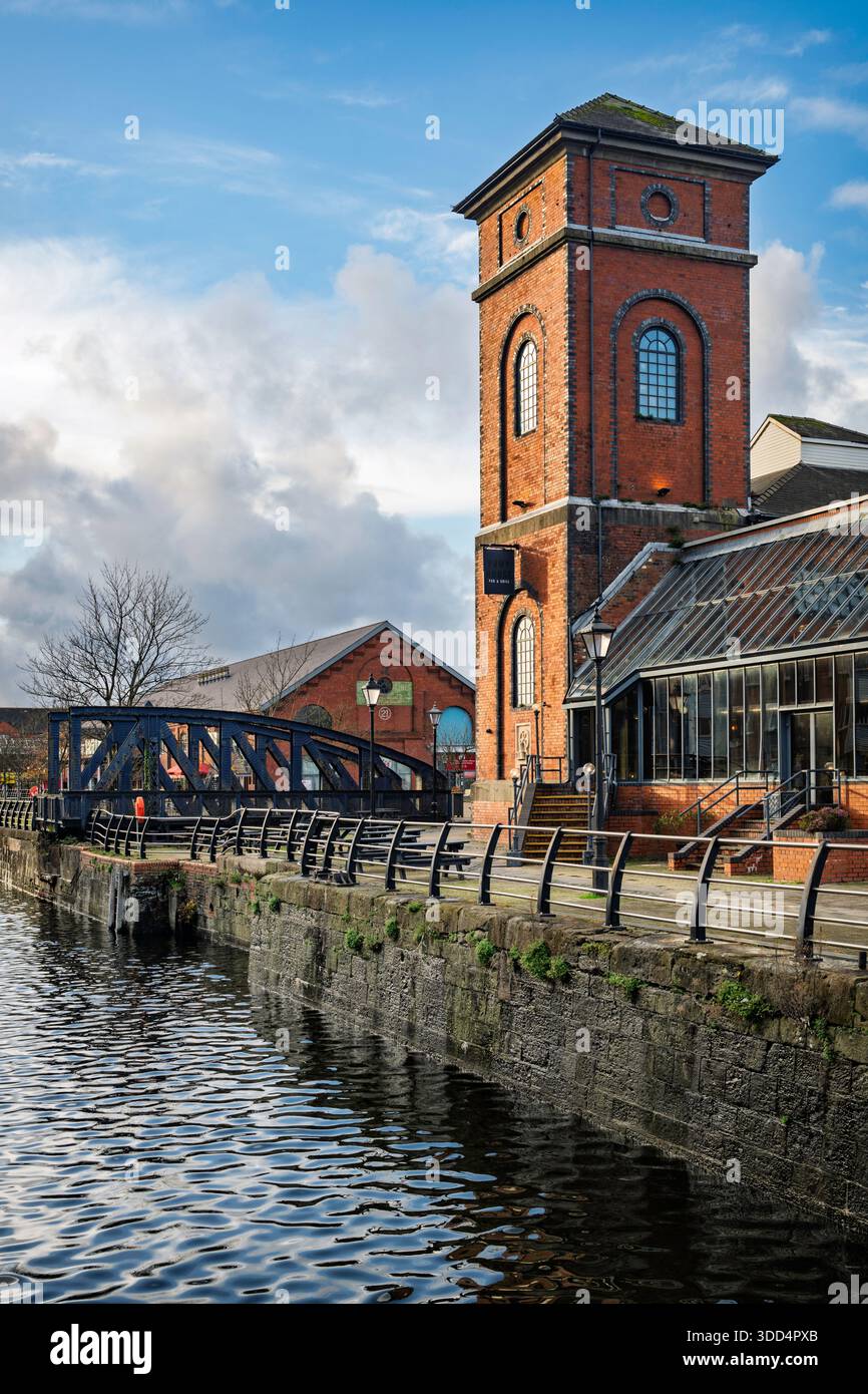 The former docks pumping station (1899-1900), housed a steam-powered ...