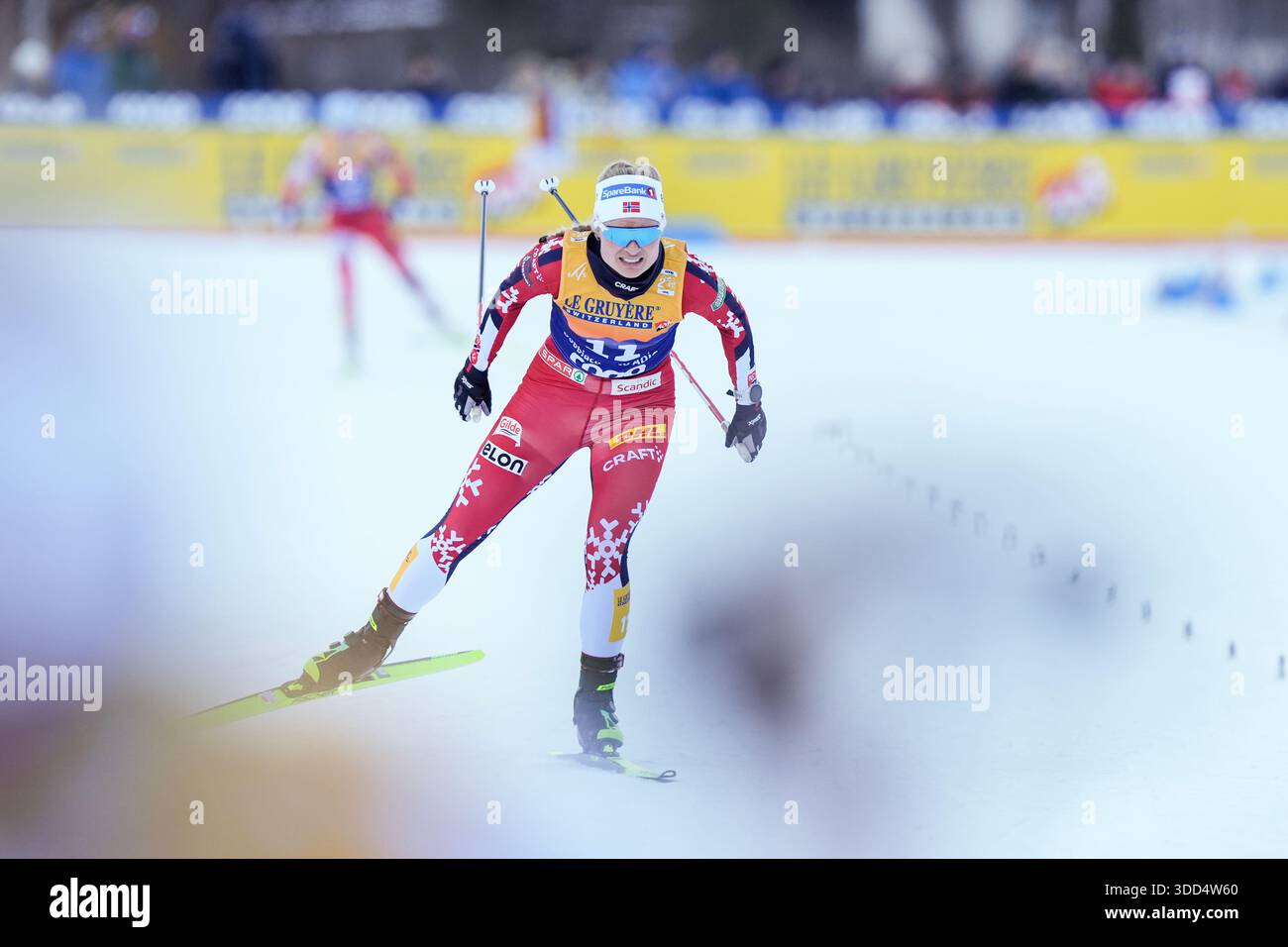Toblach, Italy 20251228. Julie Bjervig Drivenes during the sprint ...