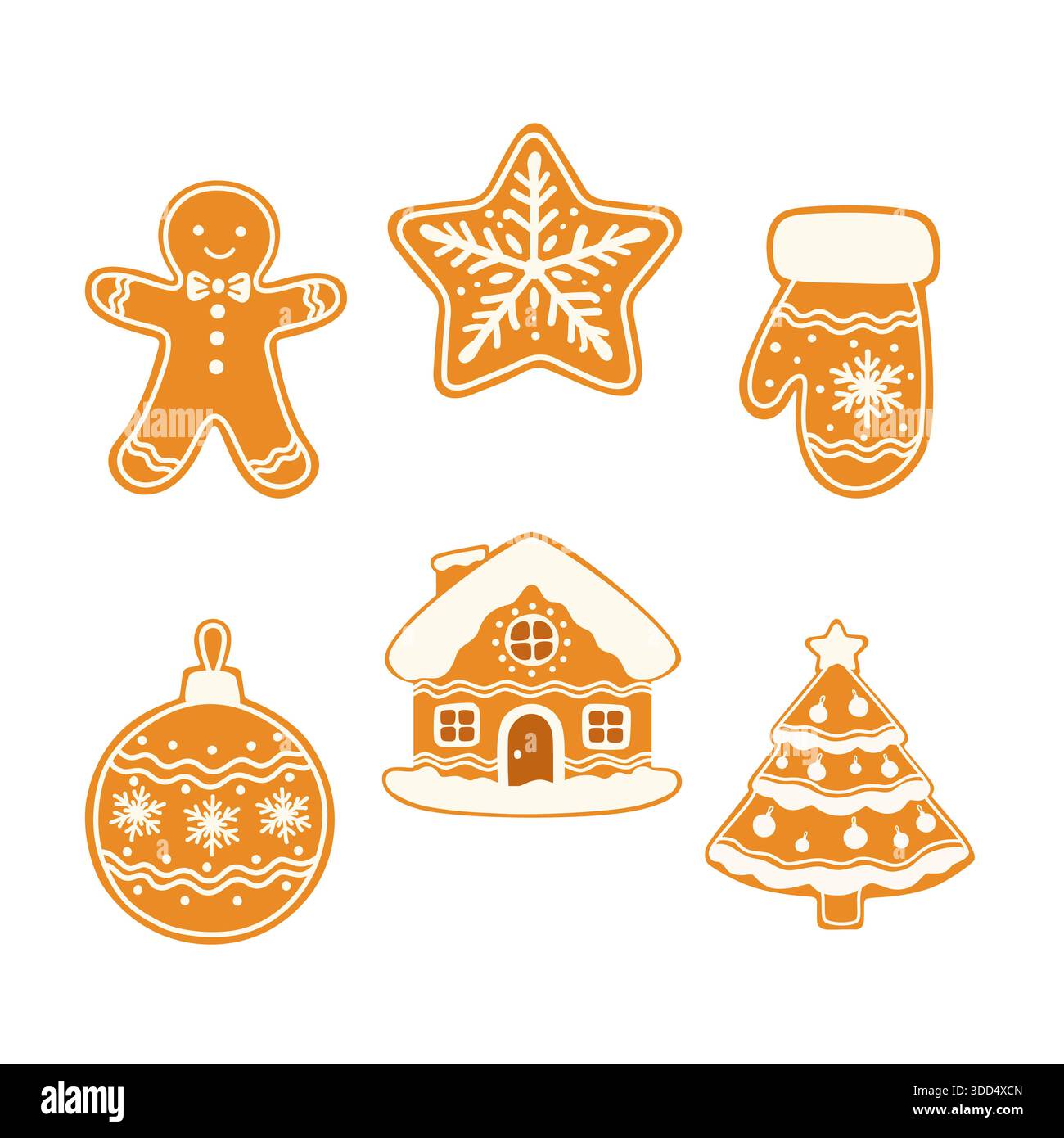Christmas festive homemade Stock Vector Images - Alamy