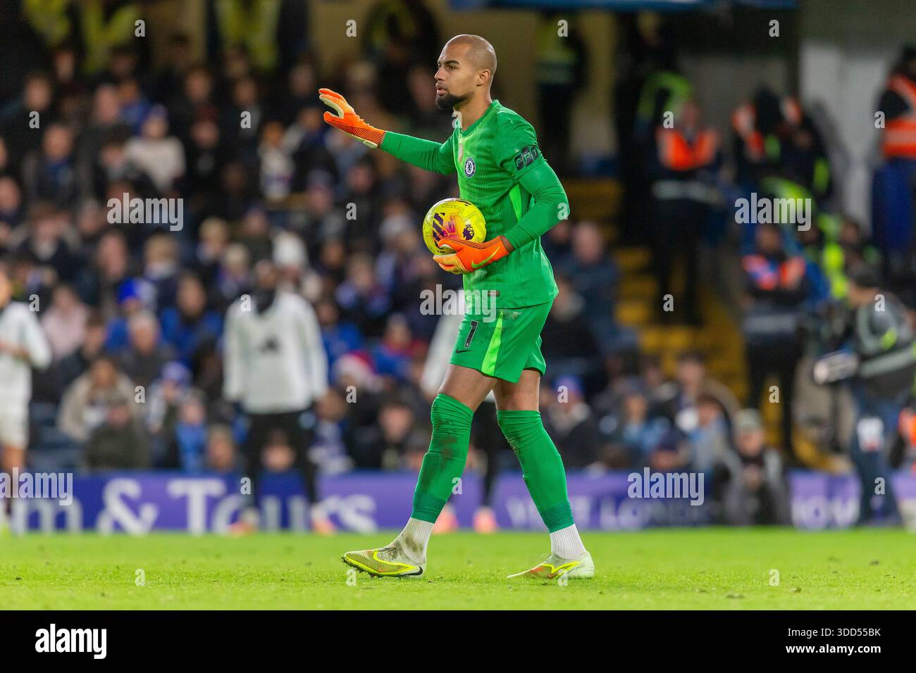 Robert Sánchez of Chelsea during the Premier League match between ...