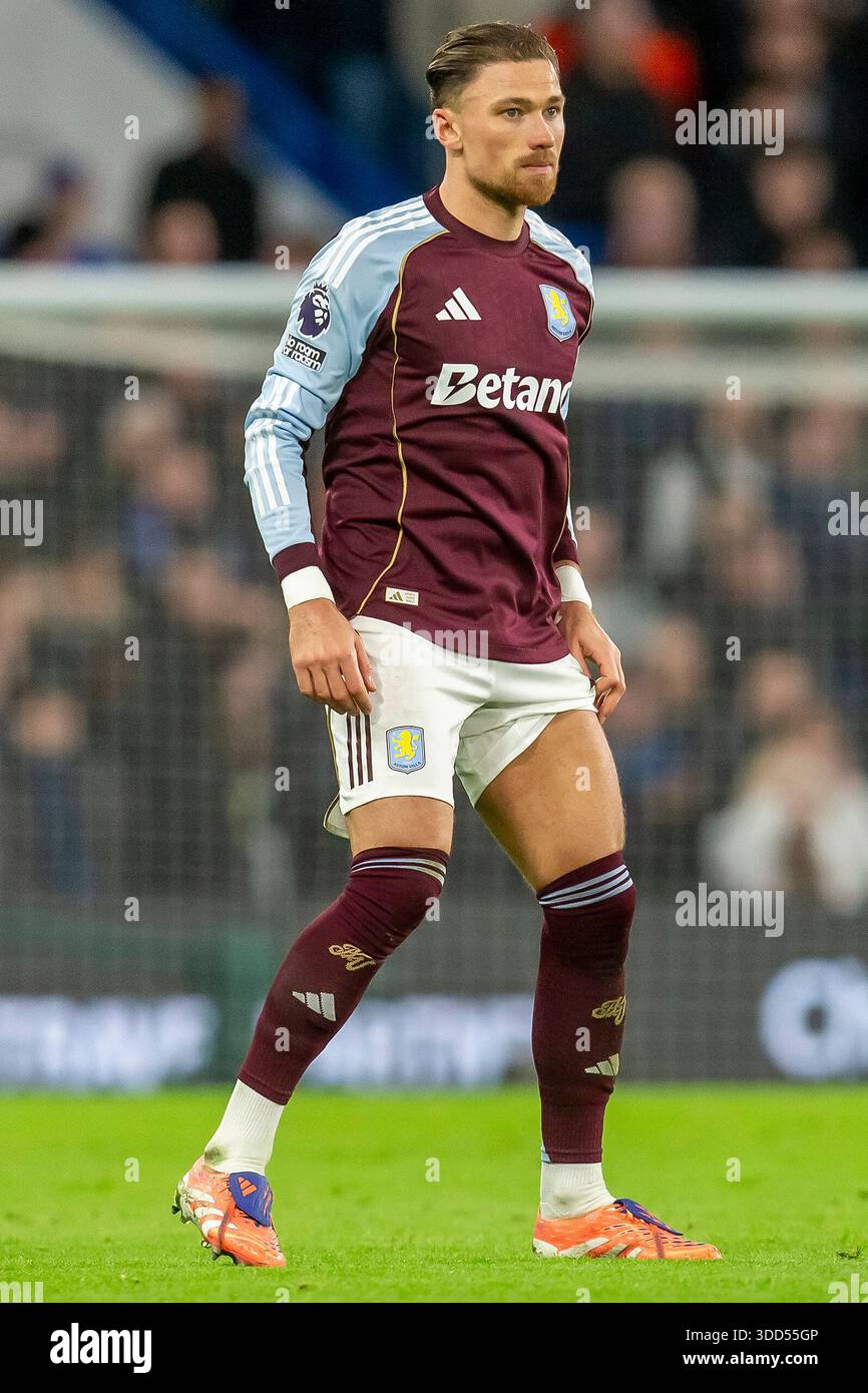 Matty Cash of Aston Villa during the Premier League match between ...