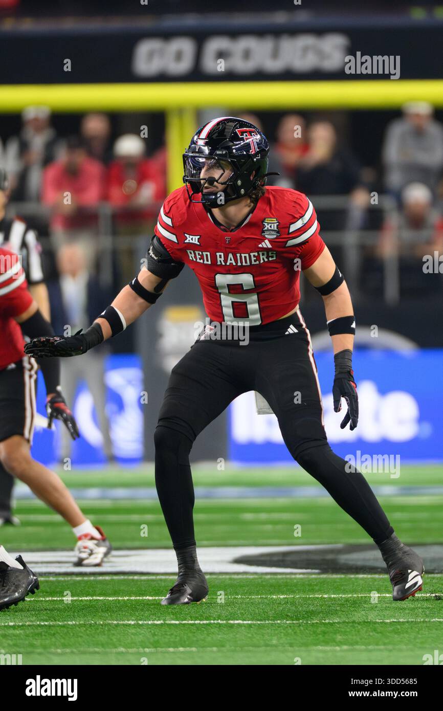 December 06, 2025 Texas Tech Red Raiders linebacker John Curry (6 ...