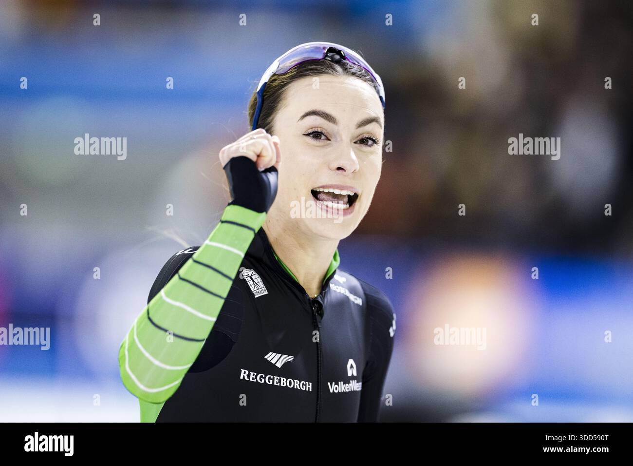 HEERENVEEN - Femkle Kok after the women's 500m on the third day of the ...