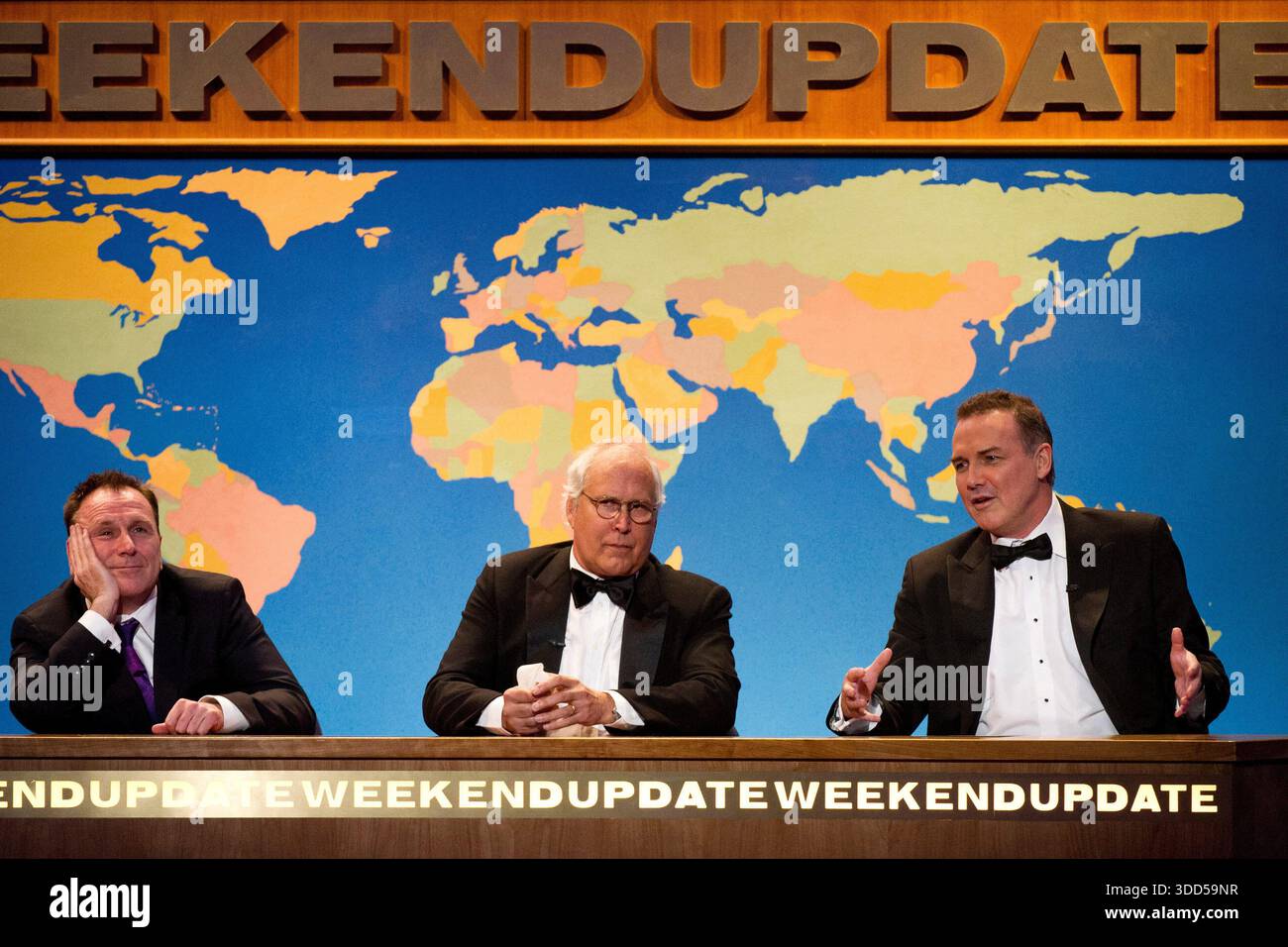 FILEW - Colin Quinn, from left, Chevy Chase and Norm Macdonald appear ...