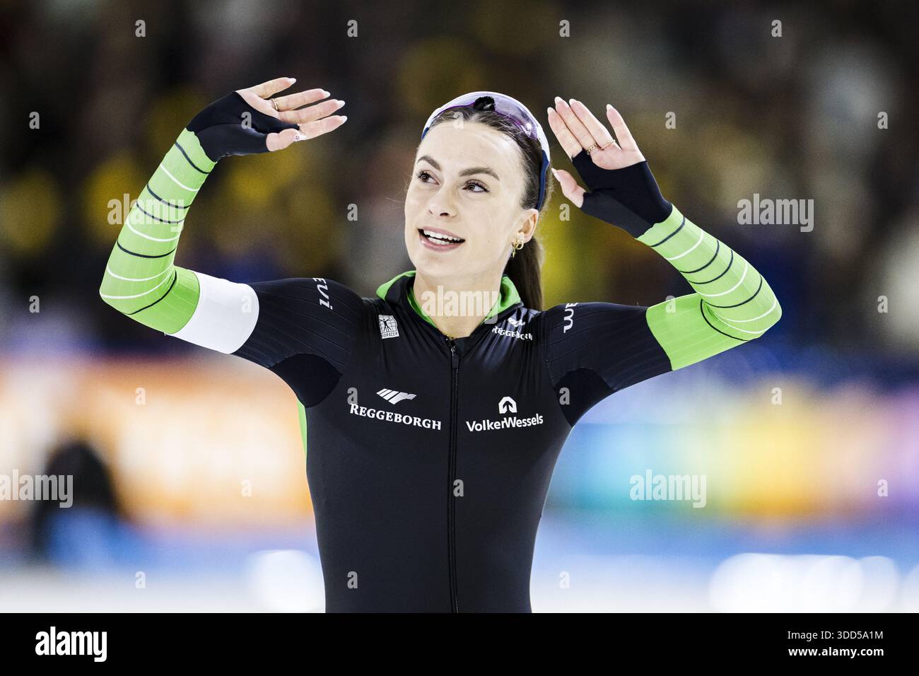 HEERENVEEN - Femkle Kok after the women's 500m on the third day of the ...