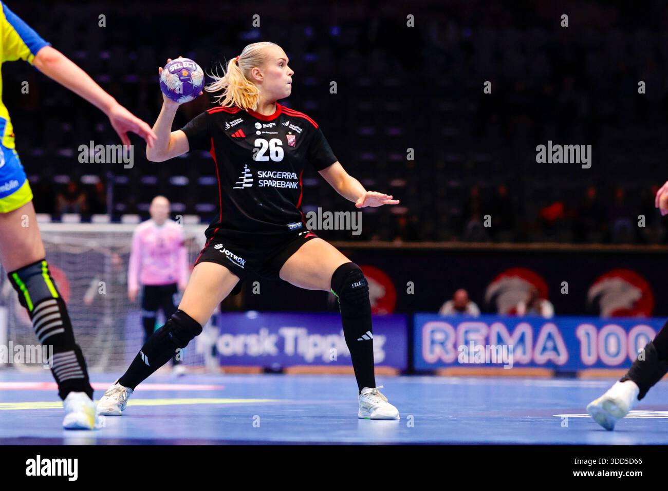 Fornebu 20251228. Larvik plays Maja Furu Sæteren during the NM final ...