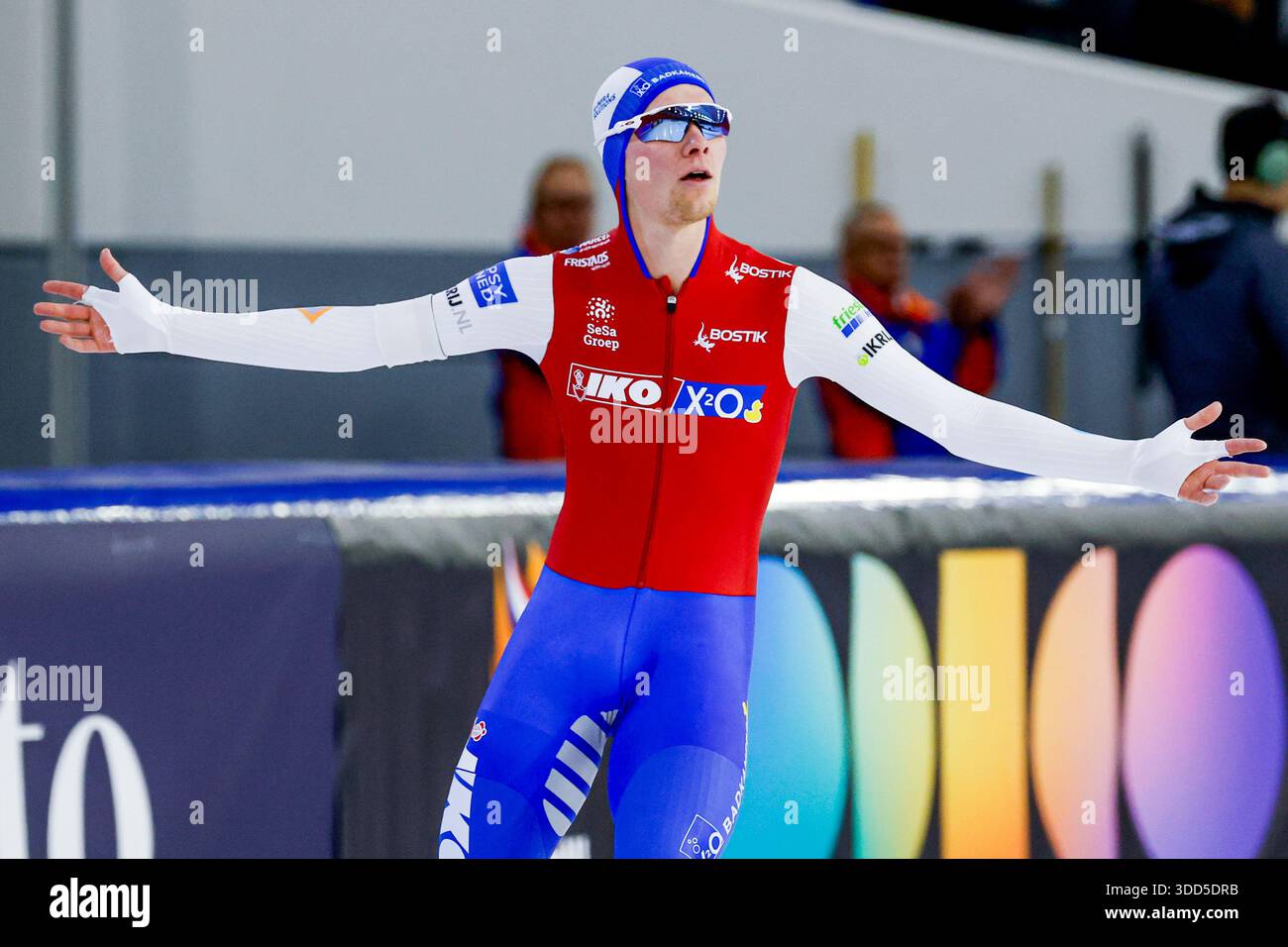 Stijn van de Bunt of Team IKO X2O celebrates after competing on the Men ...