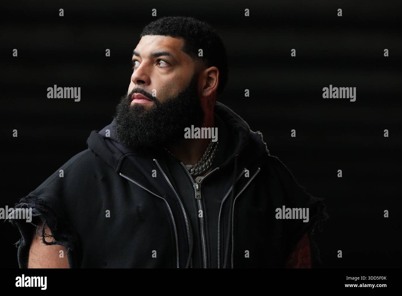 Cincinnati Bengals offensive tackle Cody Ford arrives before an NFL ...