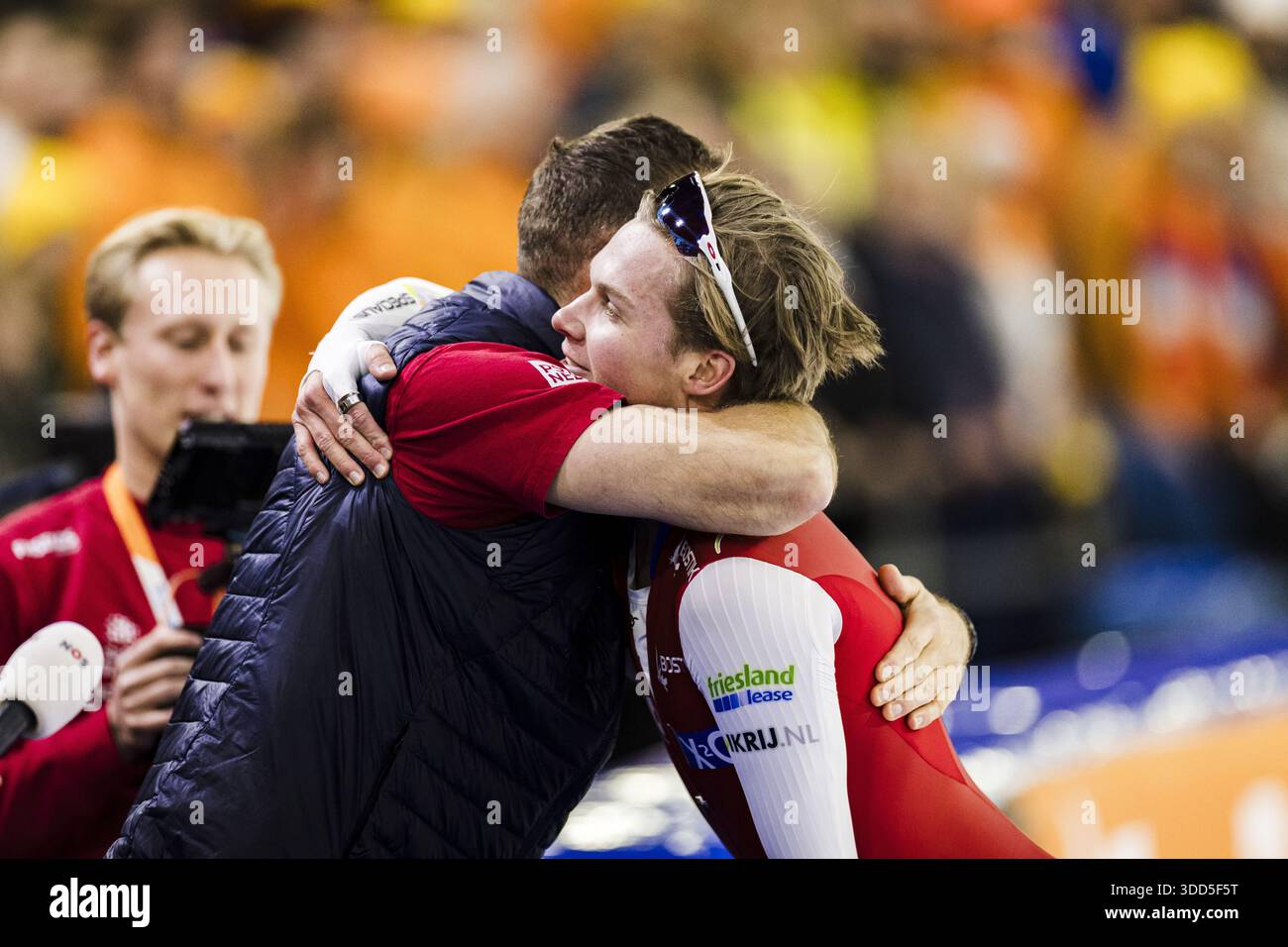 HEERENVEEN - Stijn van de Bunt after the men's 10,000m on the third day ...