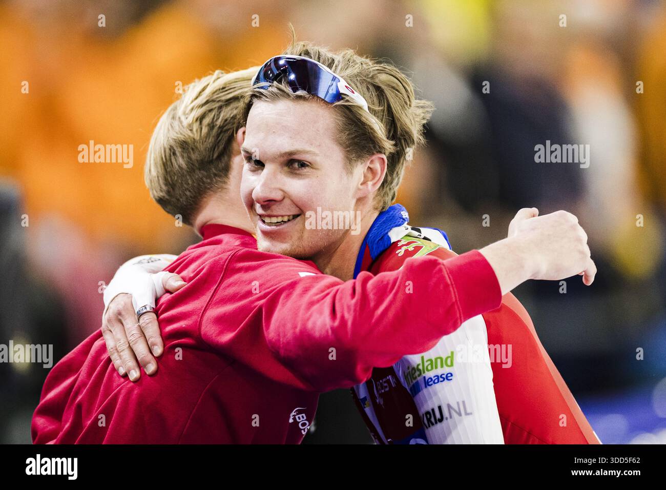 HEERENVEEN - Stijn van de Bunt after the men's 10,000m on the third day ...