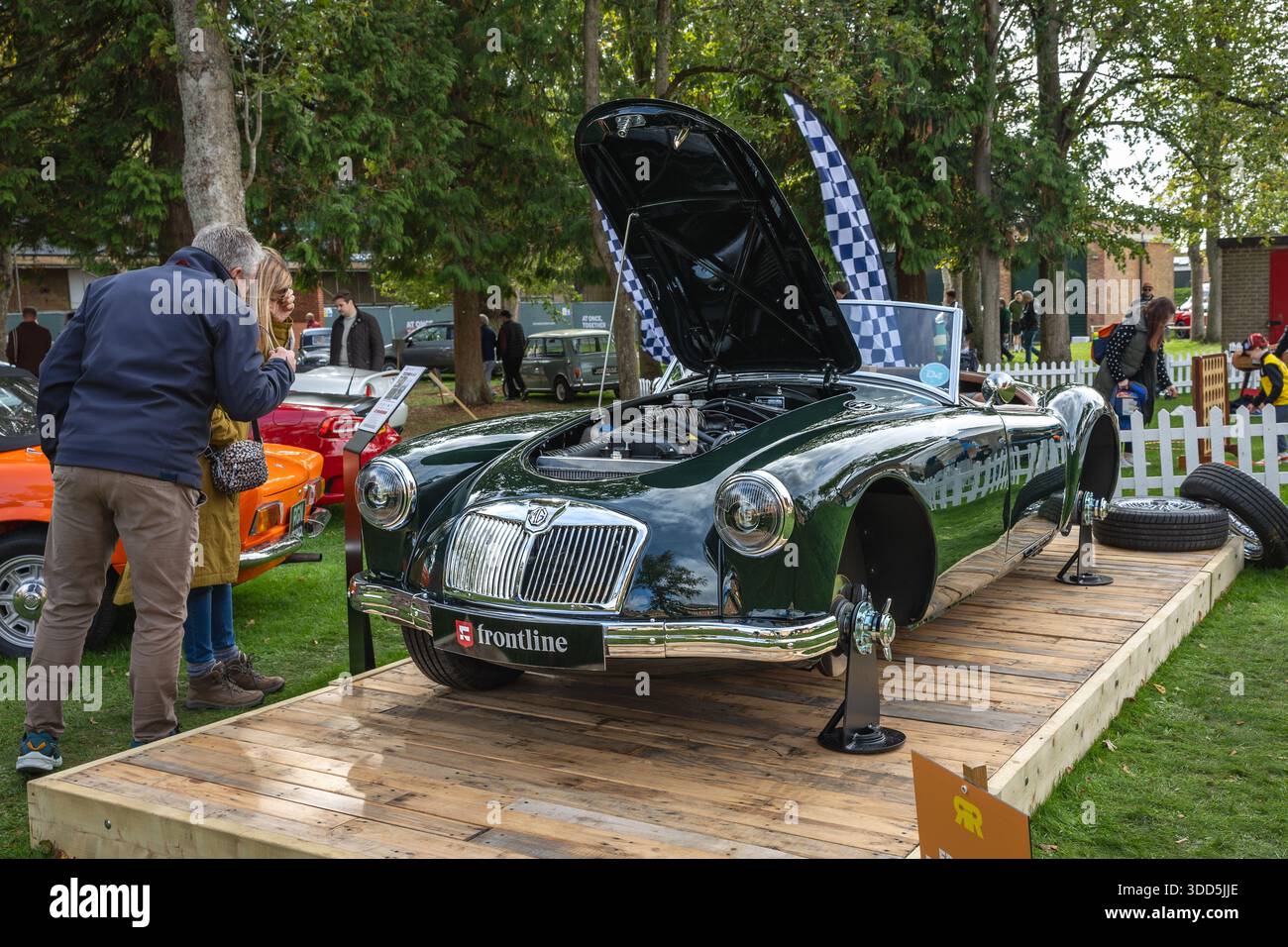 Frontline MG MGA Factory Edition, on display at the Bicester Motion ...