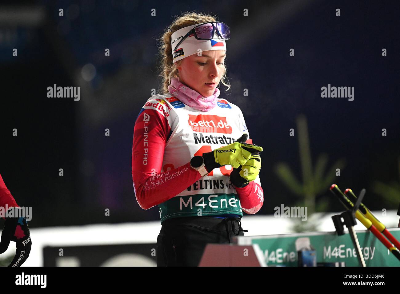 Markéta Davidová (Tschechien) bett1.de Biathlon World Team Challenge am ...