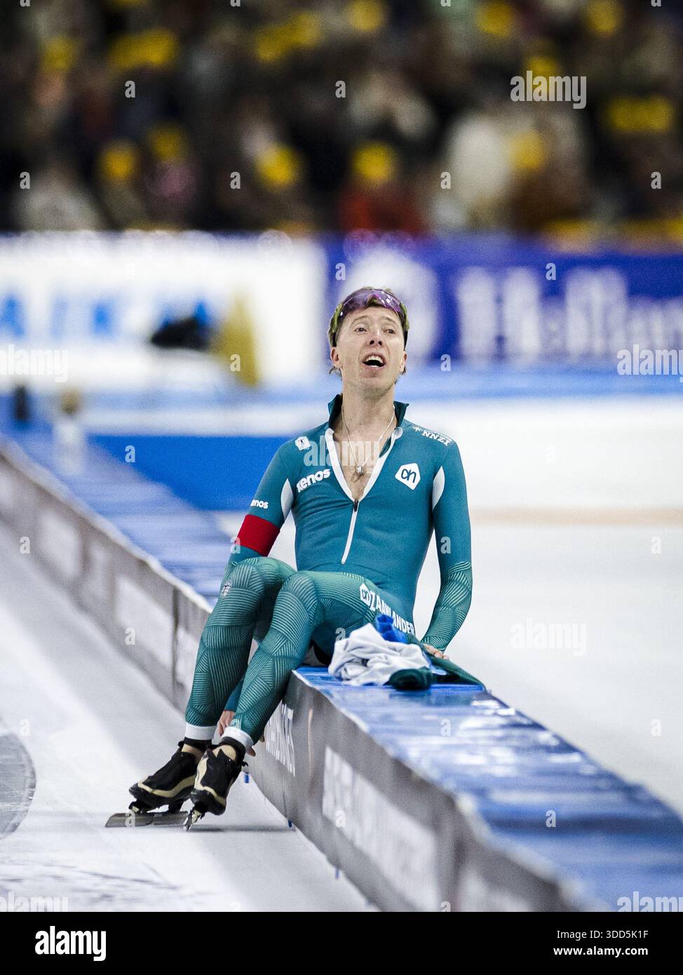 HEERENVEEN - Jorrit Bergsma after the men's 10,000m on the third day of ...