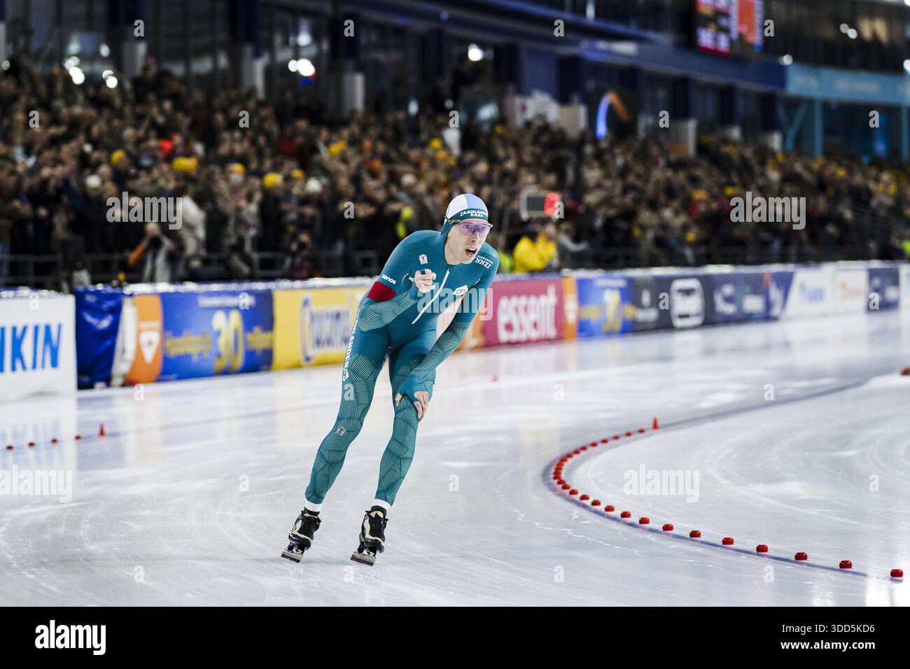 HEERENVEEN - Jorrit Bergsma after the men's 10,000m on the third day of ...